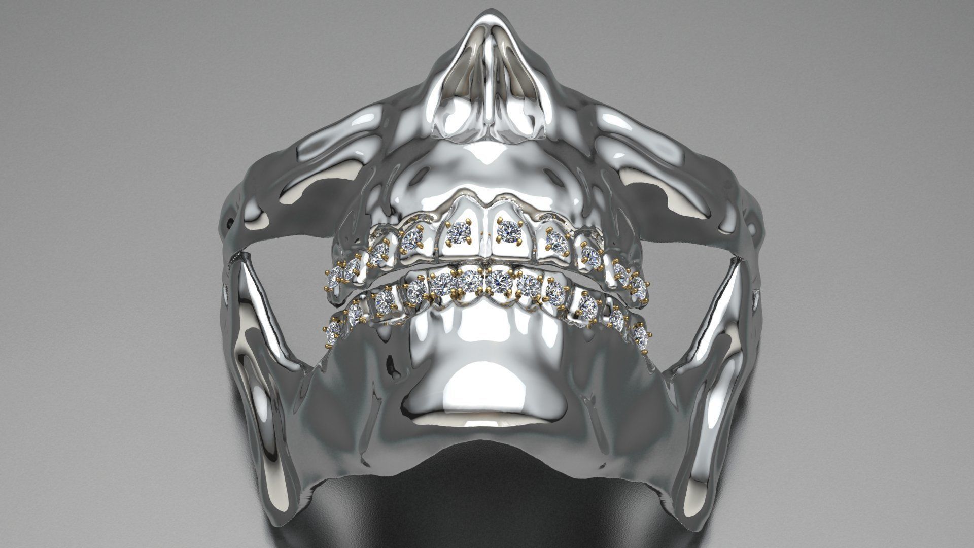 skull mask 3d model free 3D model 3D printable | CGTrader