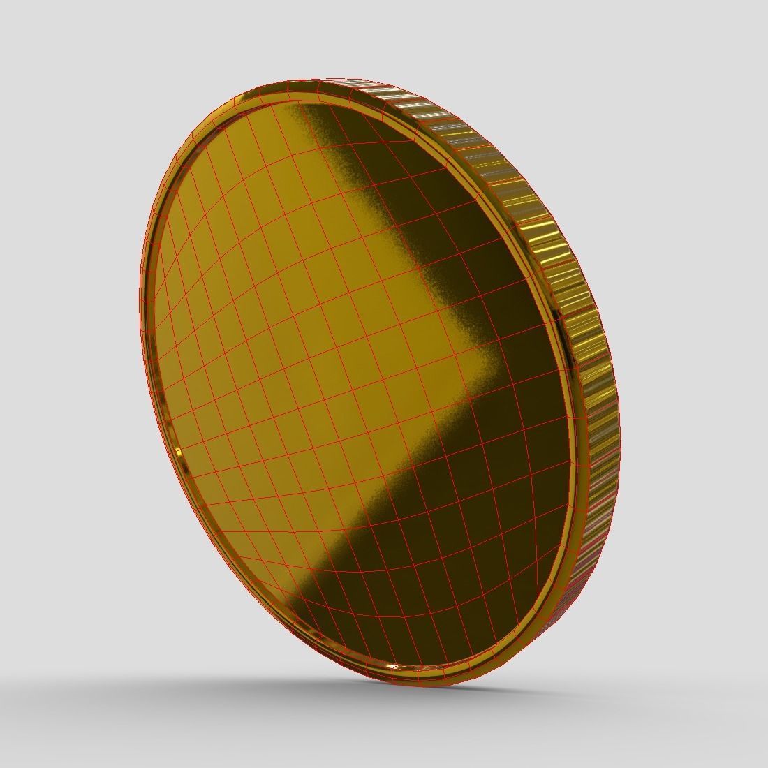 CC0 - Gold Coin Blank free VR / AR / low-poly 3D model | CGTrader