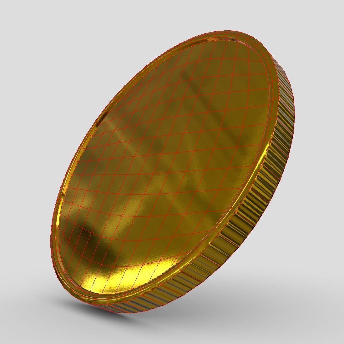 CC0 - Gold Coin Blank free VR / AR / low-poly 3D model | CGTrader