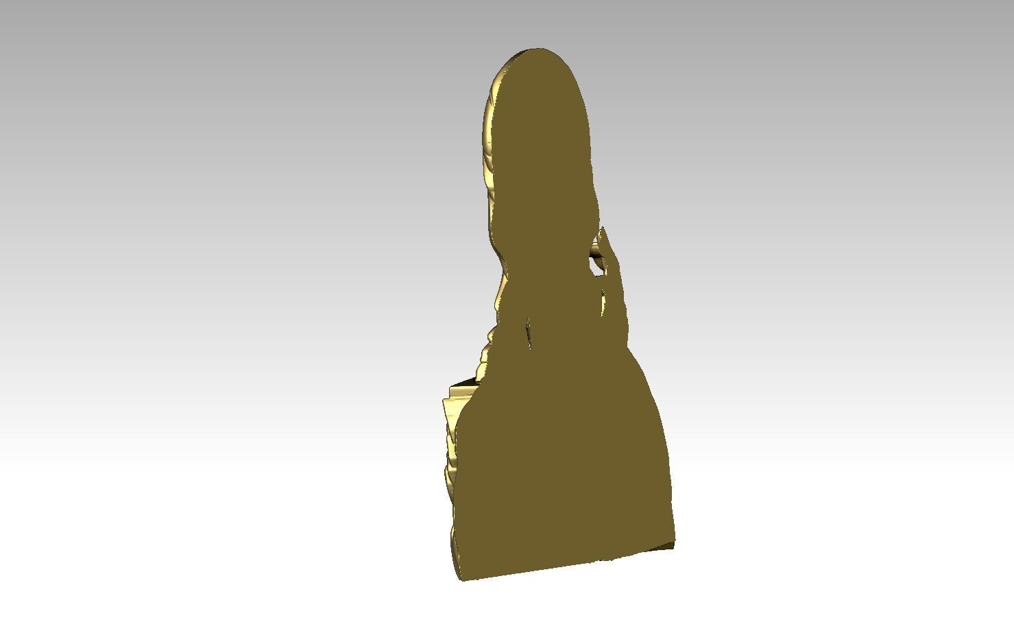 Jesus flat relief 3D model 3D printable | CGTrader