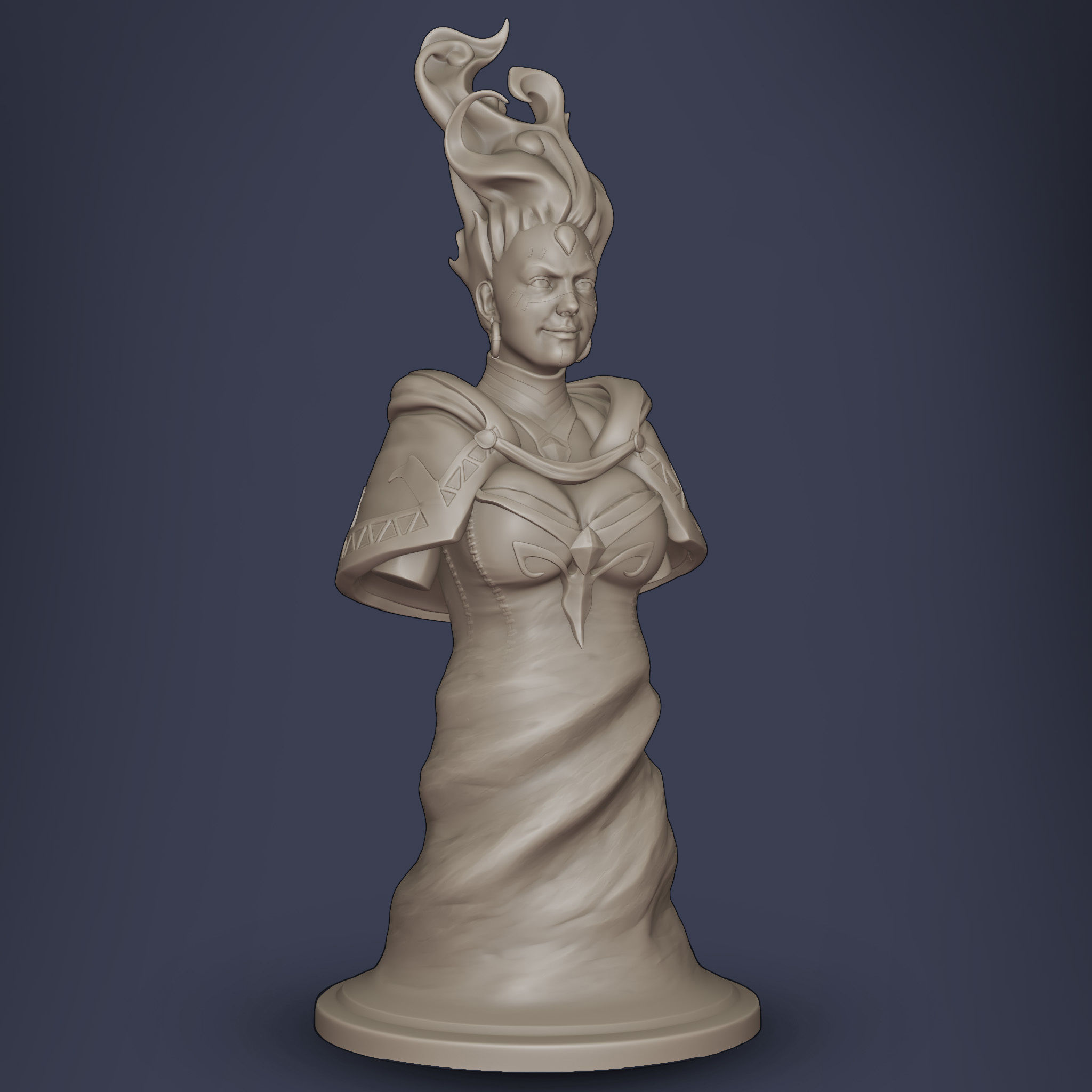 Queen Lina Dota 2 Chess Piece 3D model 3D printable | CGTrader