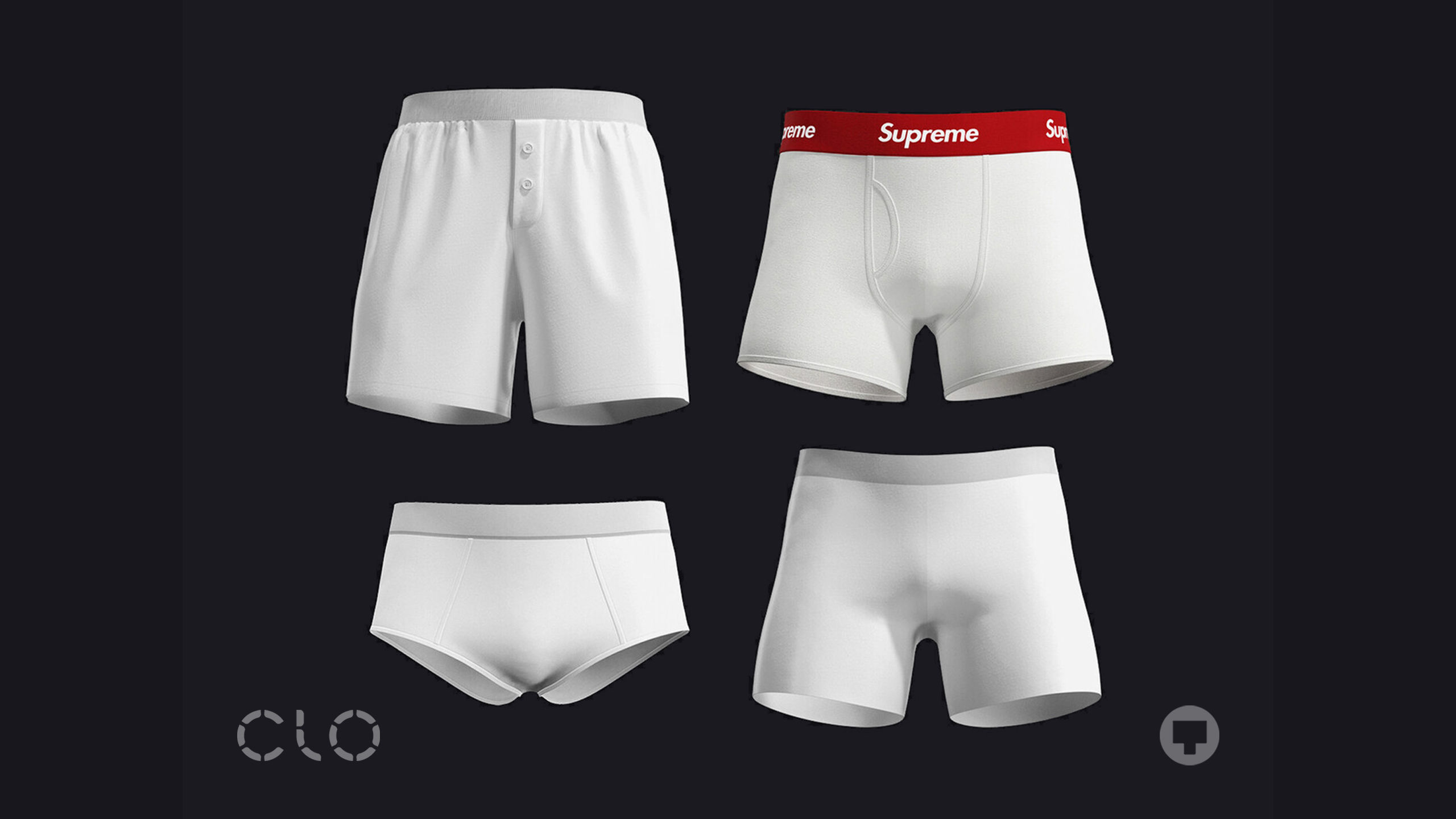 MALE UNDERWEAR PACK 2021 genesis8 highpoly 3D model | CGTrader