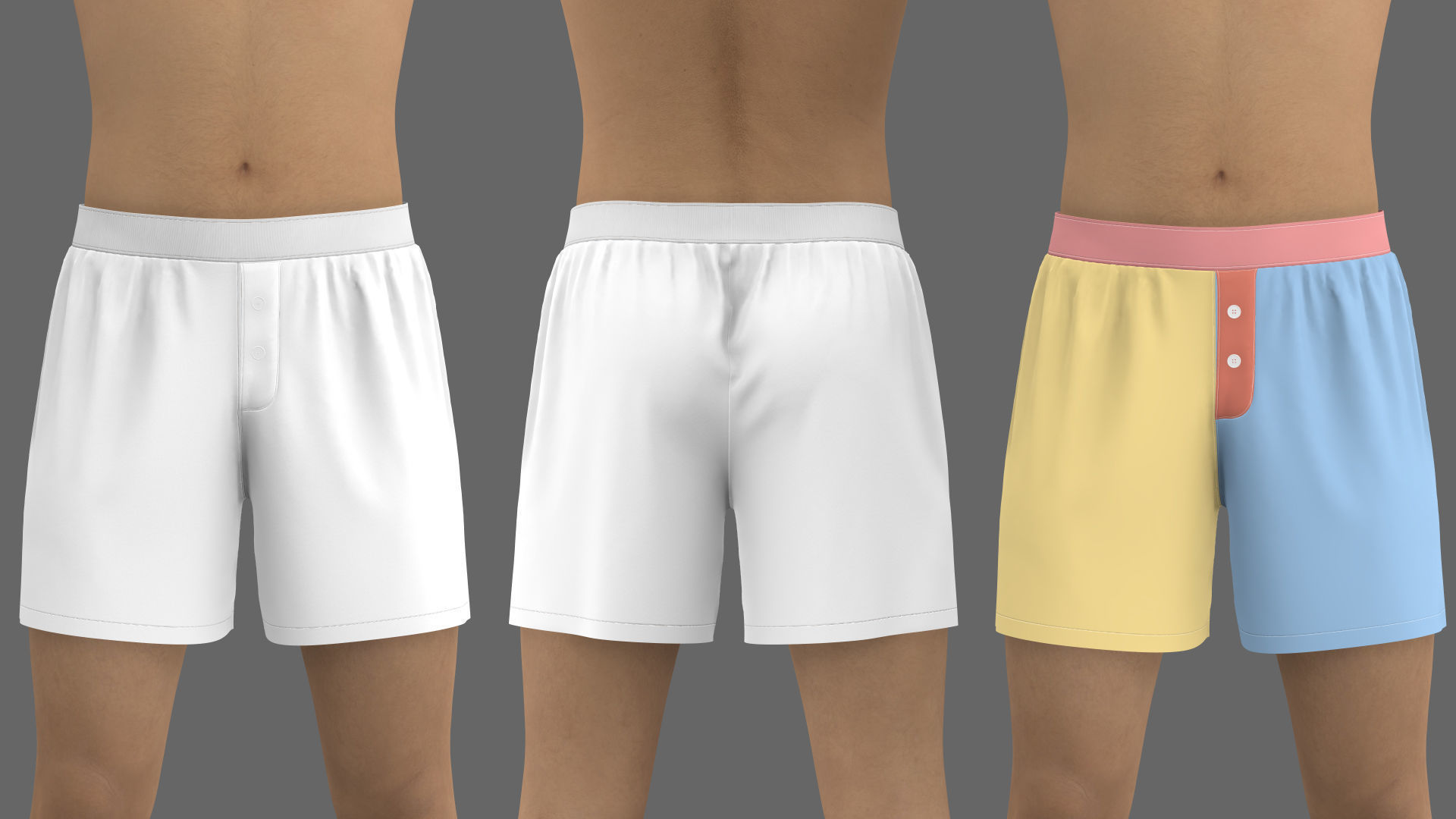 MALE UNDERWEAR PACK 2021 genesis8 highpoly 3D model | CGTrader