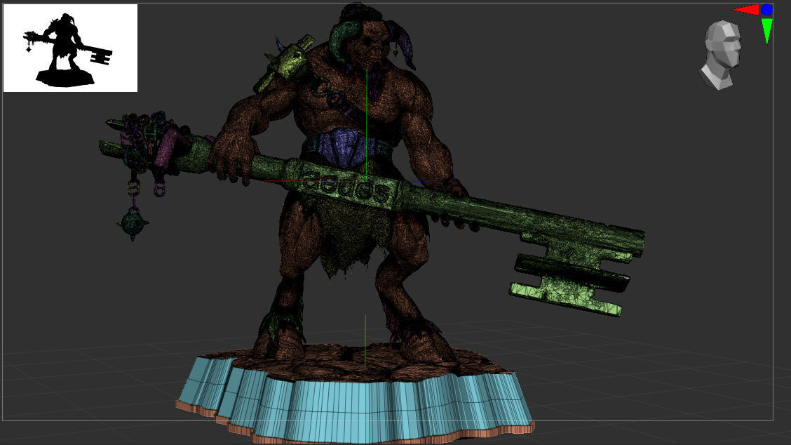 Daemon Keymaker 3D model 3D printable | CGTrader