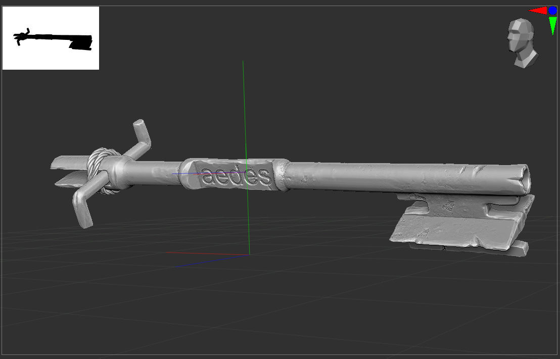 Huge key weapon 3D model 3D printable | CGTrader