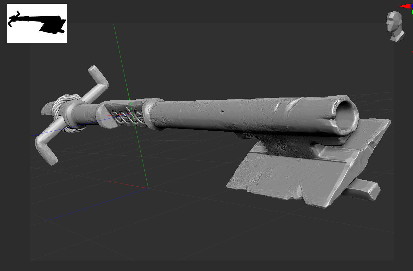 Huge key weapon 3D model 3D printable | CGTrader