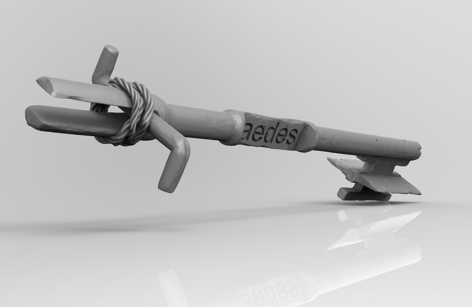 Huge key weapon 3D model 3D printable | CGTrader