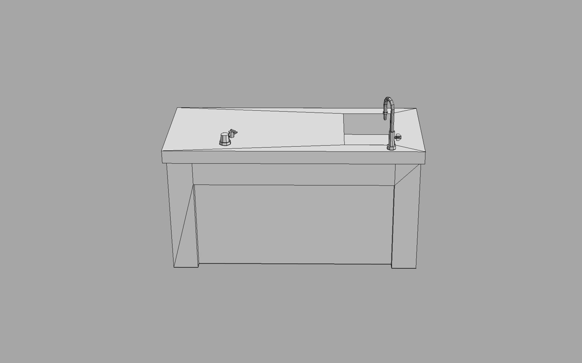 3D model Science Desk VR / AR / low-poly | CGTrader