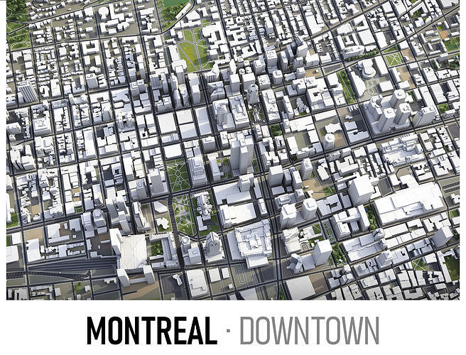3D model Montreal VR / AR / low-poly | CGTrader