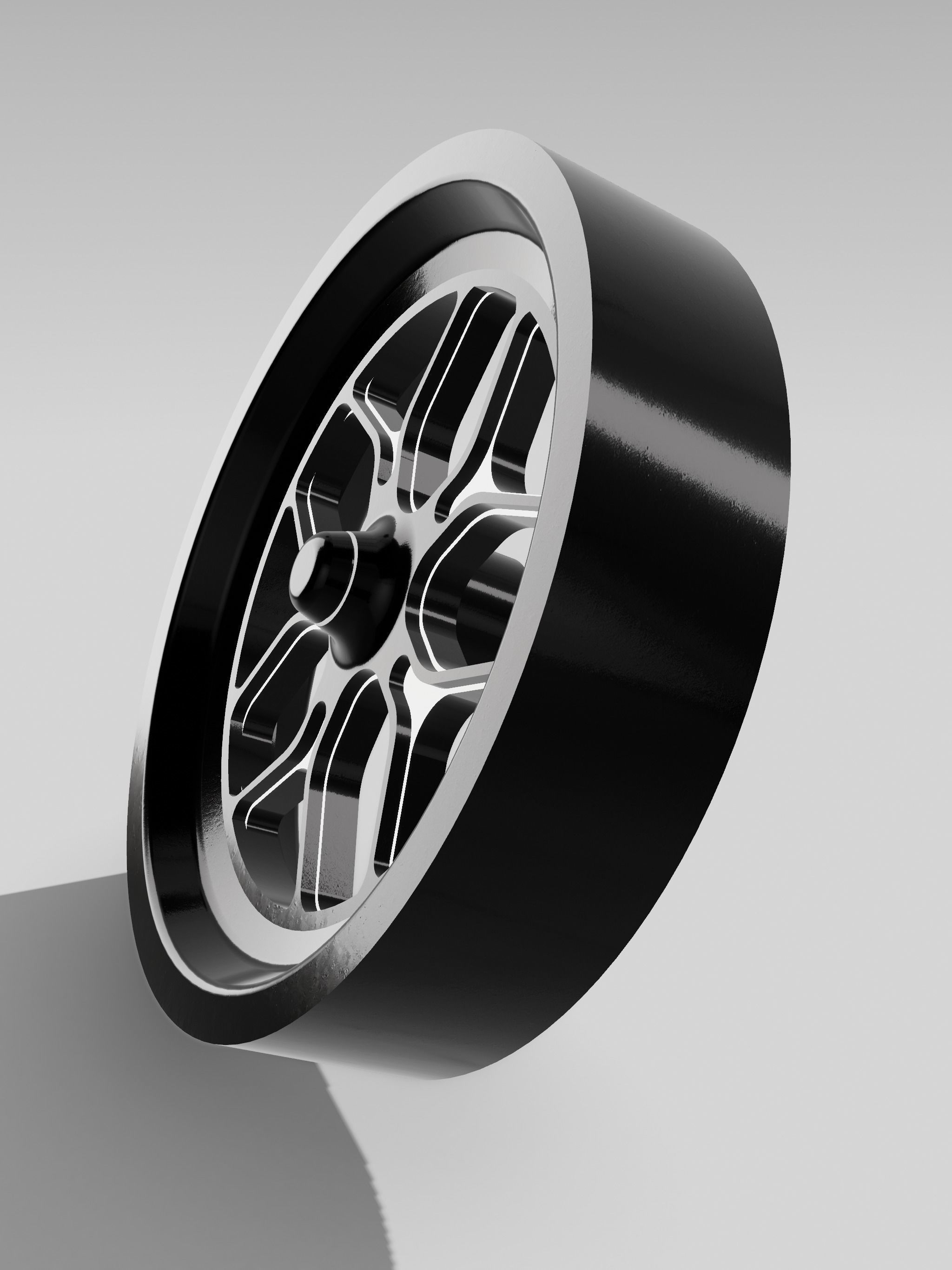 Billet Specialties Drag Wheel Comp 7 Front 3D model 3D printable | CGTrader