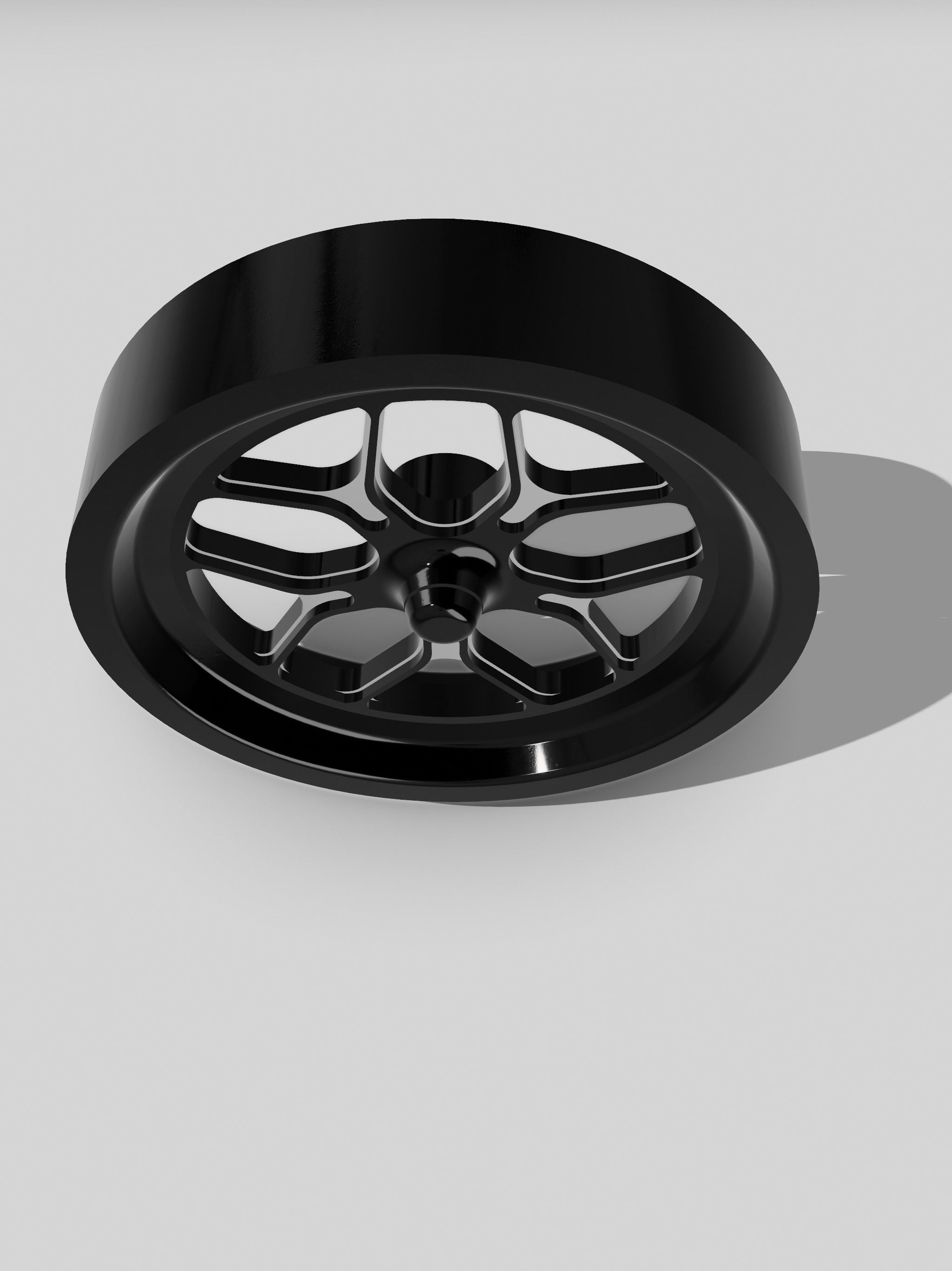 Billet Specialties Drag Wheel Comp 7 Front 3D model 3D printable | CGTrader
