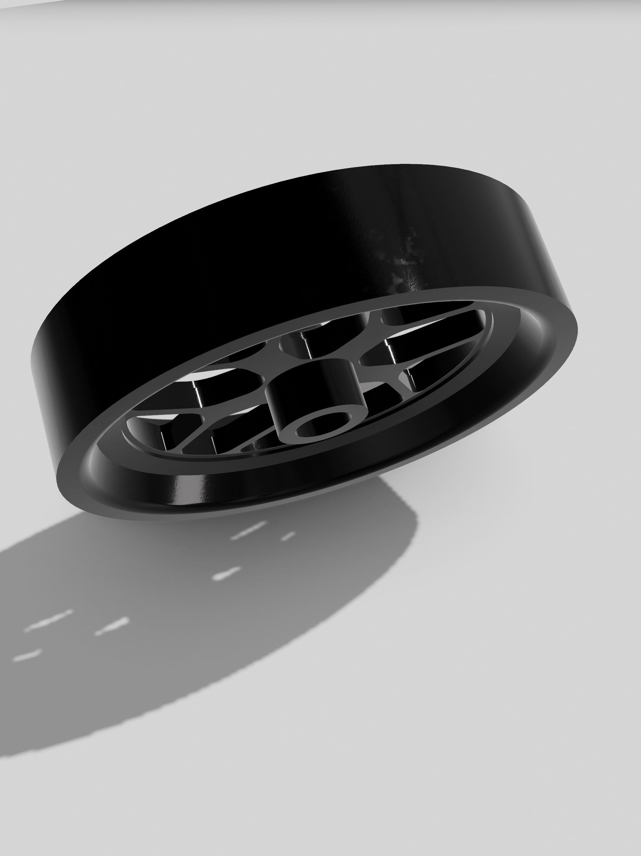 Billet Specialties Drag Wheel Comp 7 Front 3D model 3D printable | CGTrader