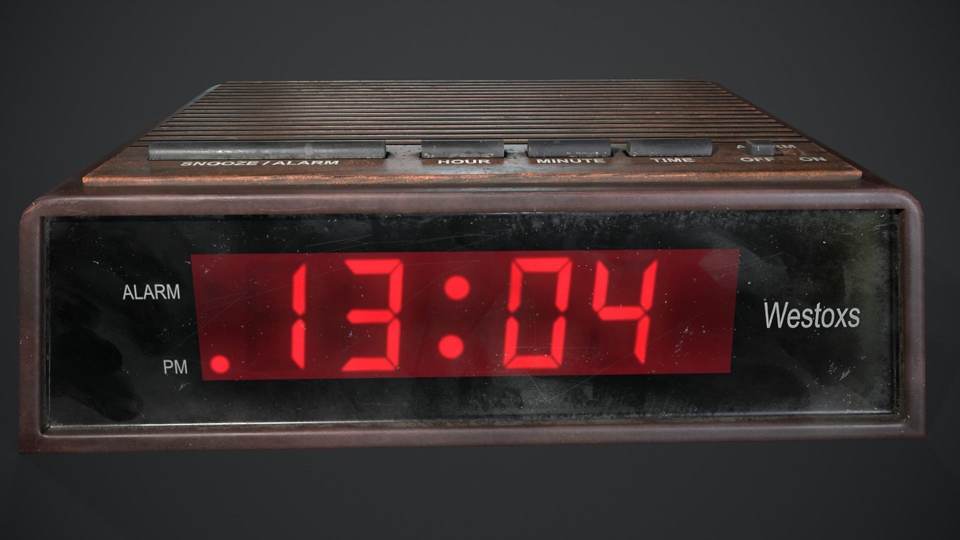 3D model Retro Digital Clock VR / AR / low-poly | CGTrader