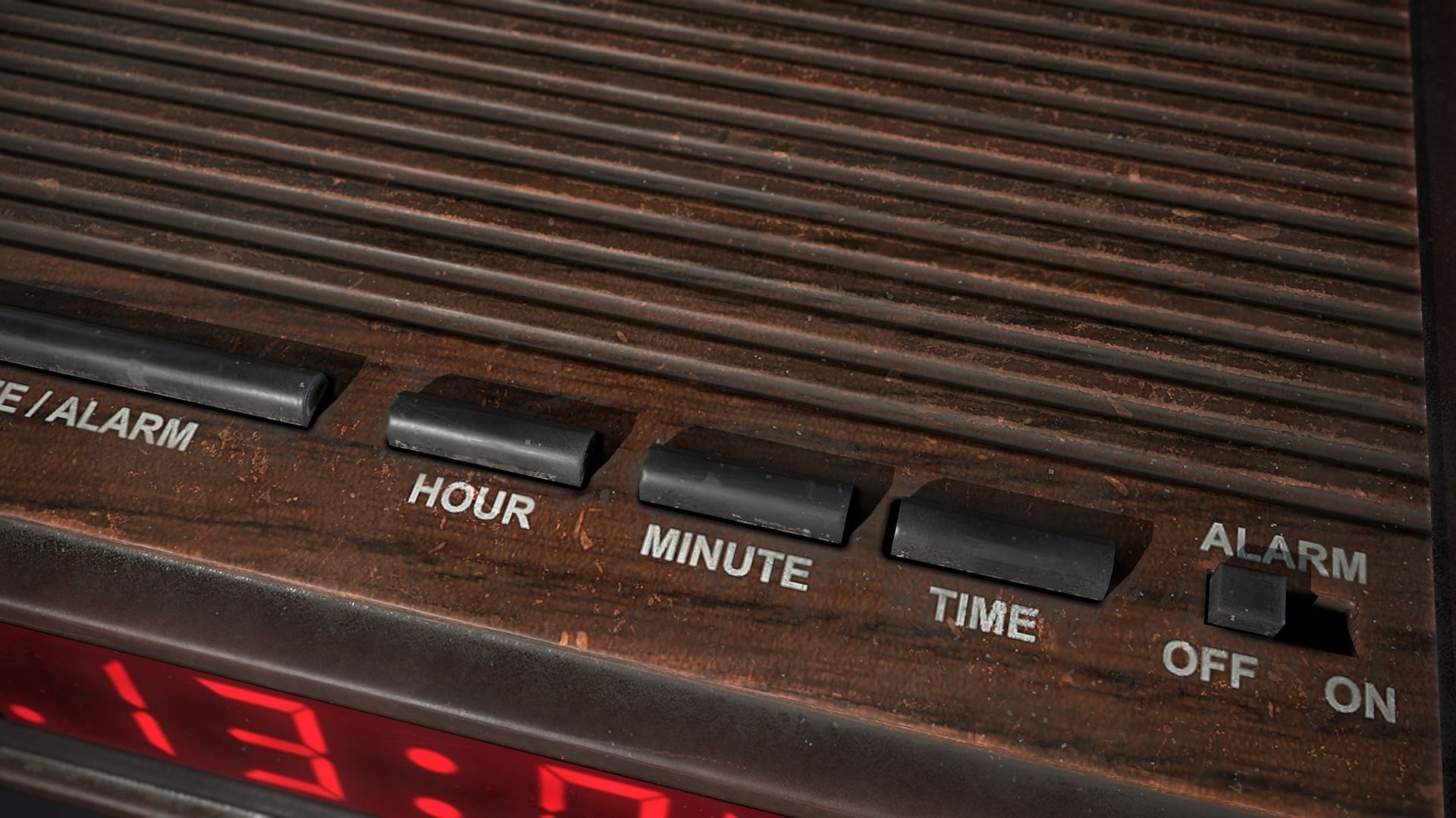 3D model Retro Digital Clock VR / AR / low-poly | CGTrader