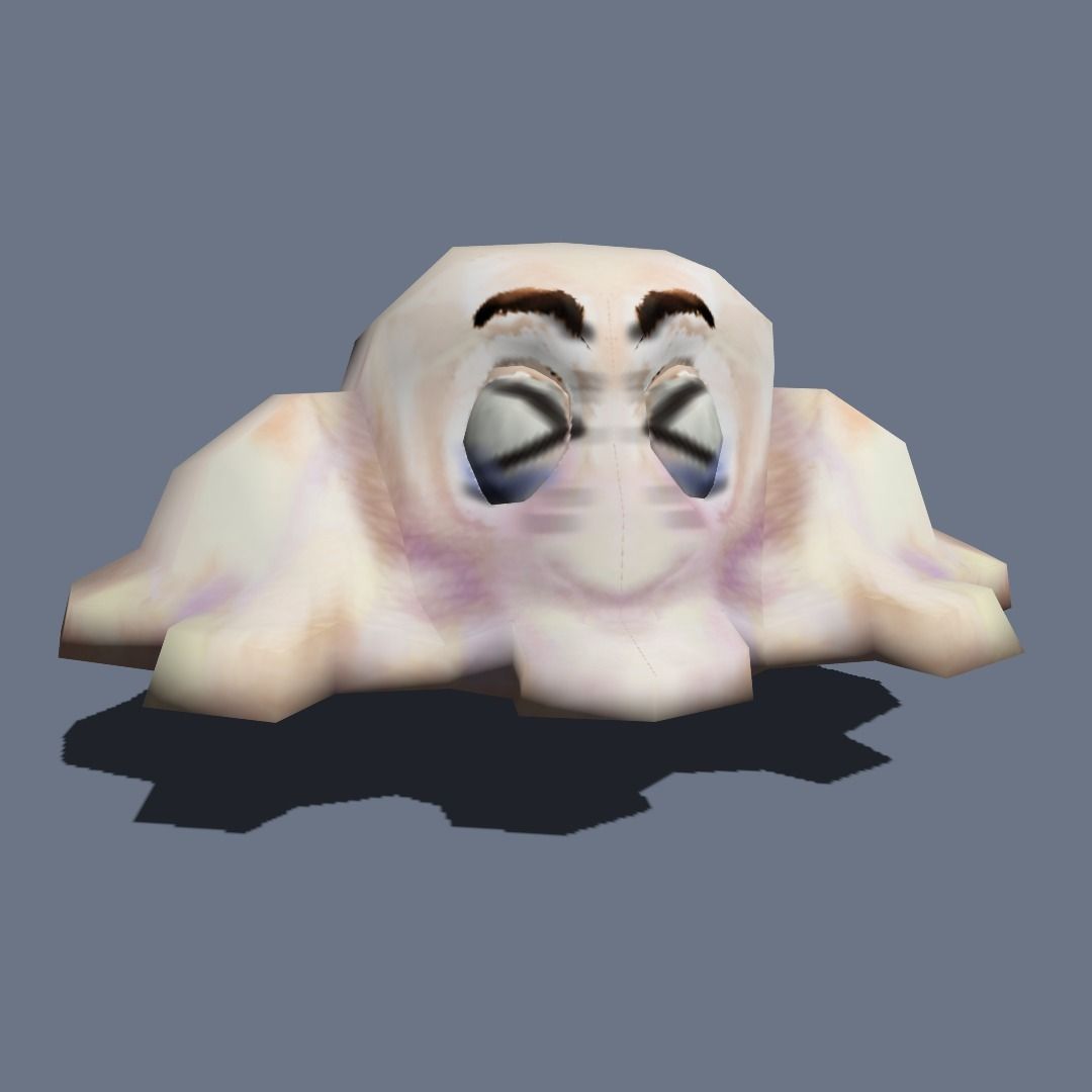 3D model Cartoon Cloud Guy VR / AR / low-poly rigged | CGTrader