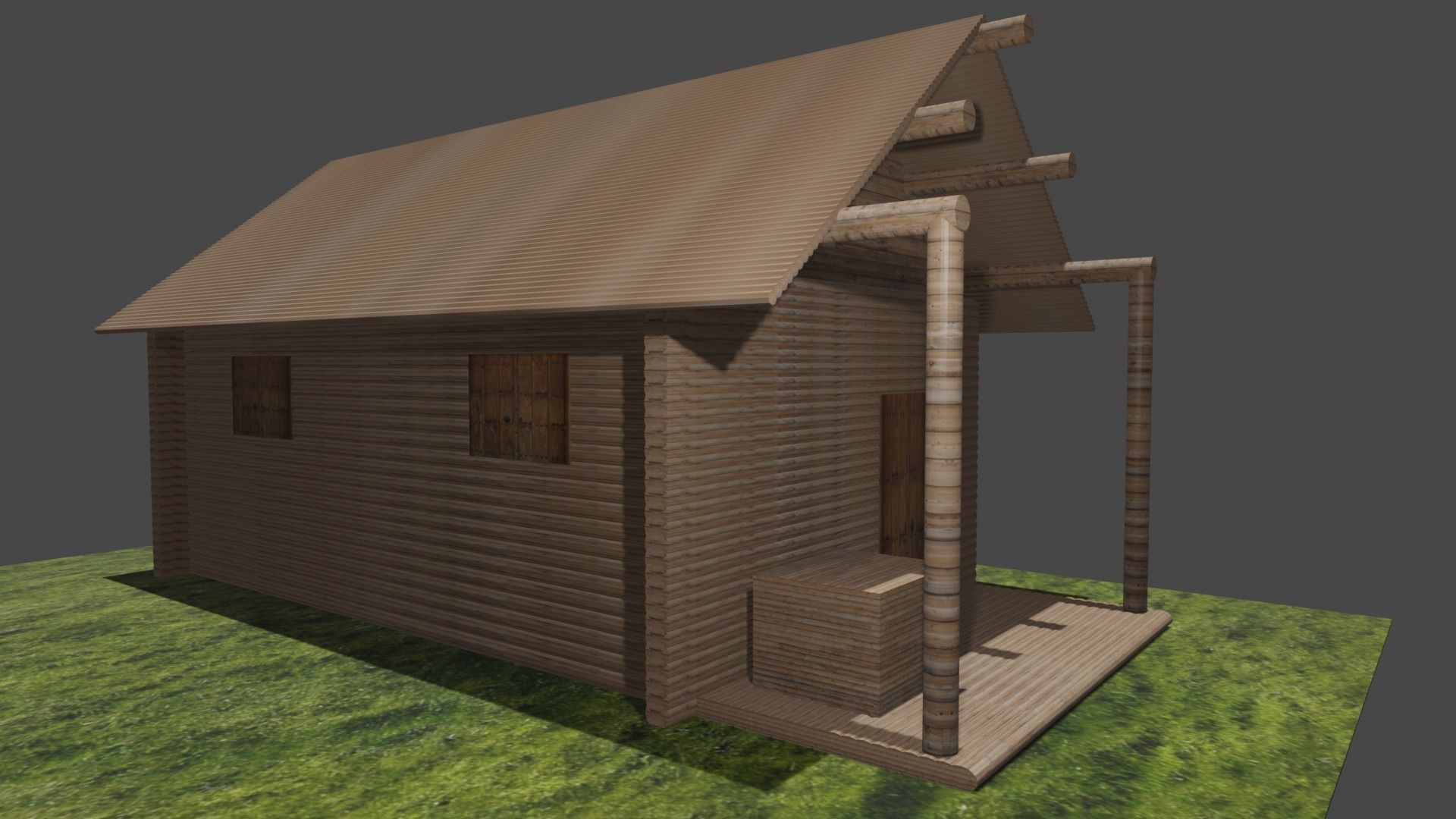 Lumberjack Hut free VR / AR / low-poly 3D model | CGTrader
