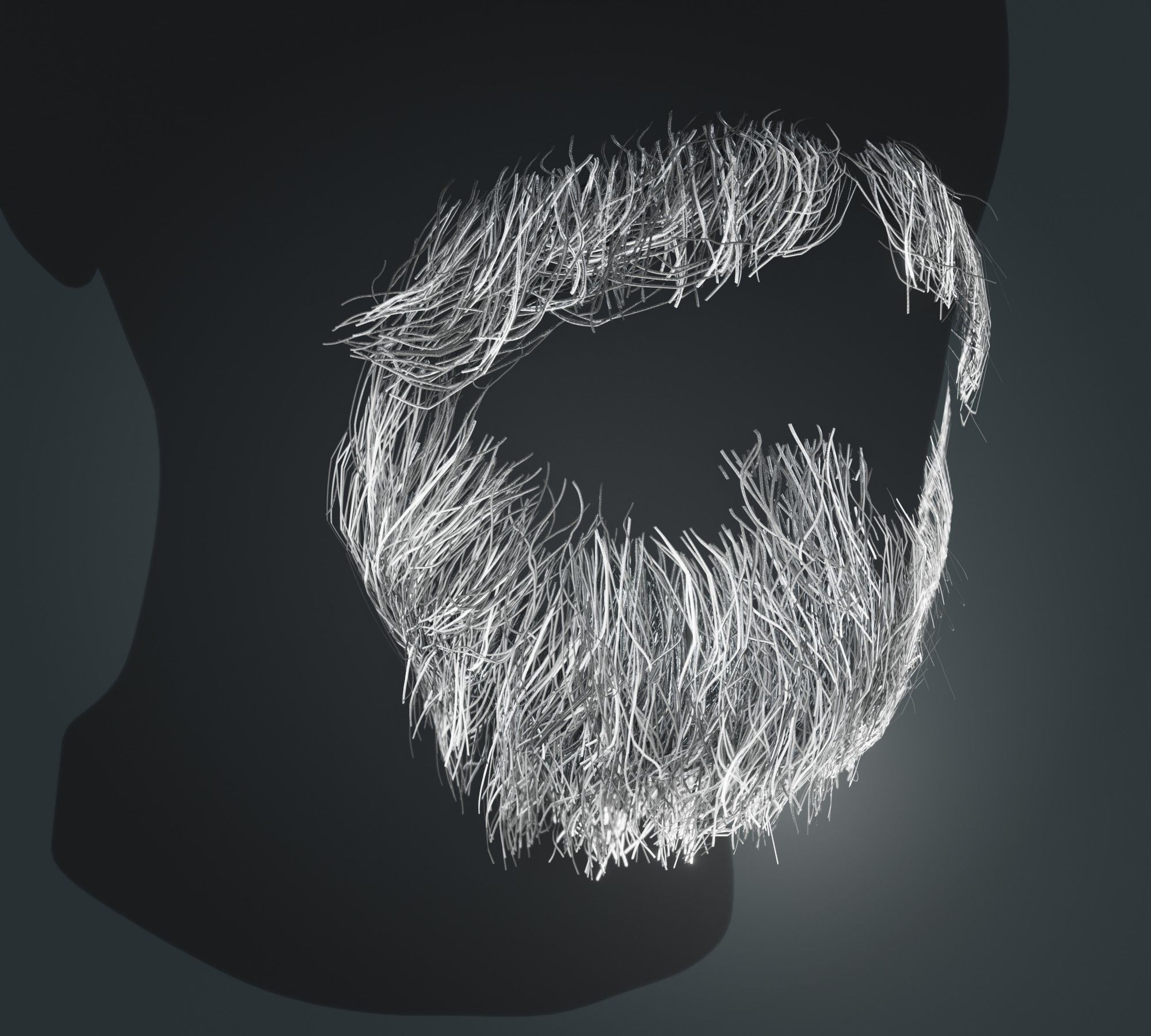 3D model Beard RealTime 10 Version 1 Low Poly VR / AR / low-poly | CGTrader