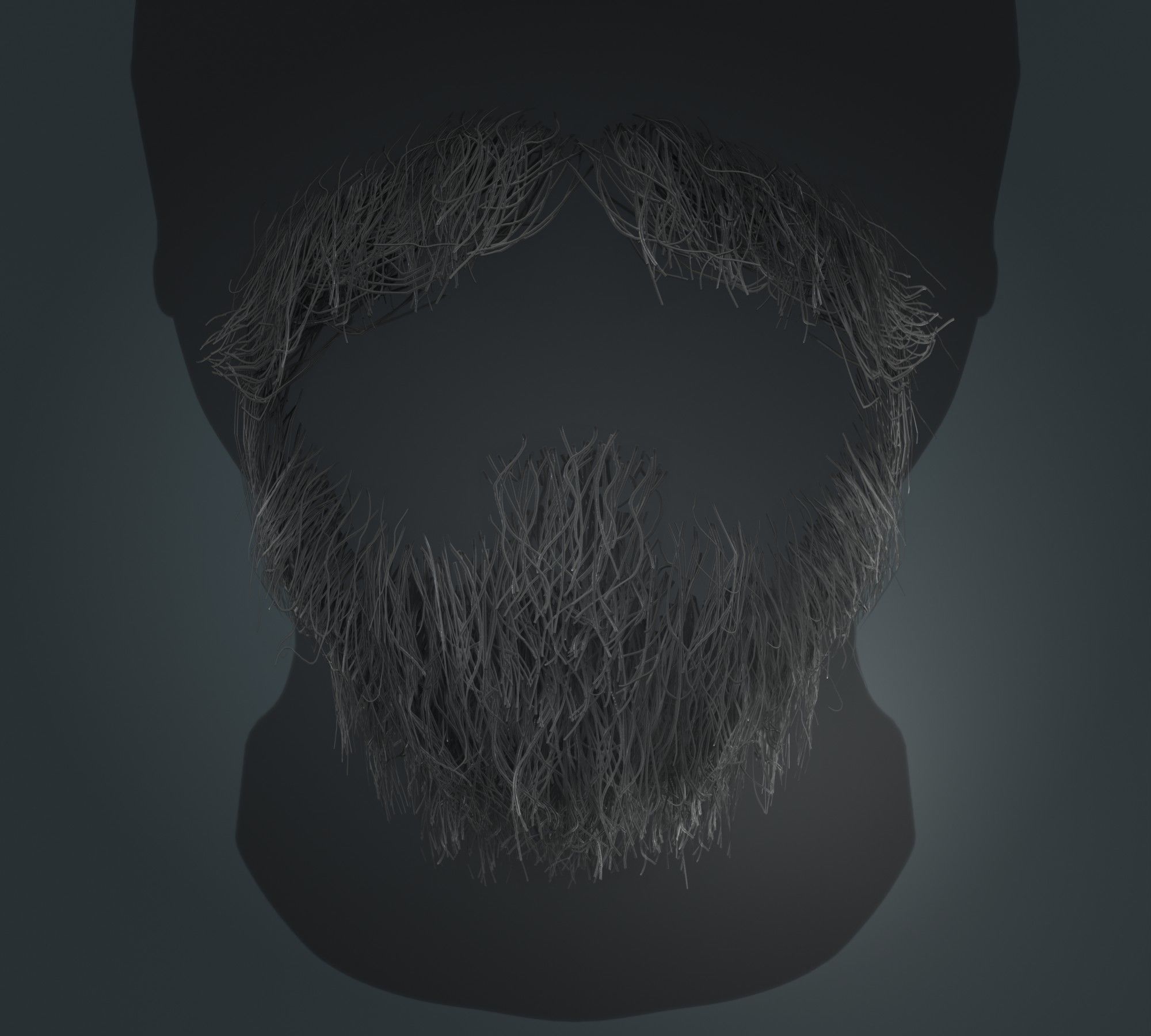 3D model Beard RealTime 10 Version 1 Low Poly VR / AR / low-poly | CGTrader