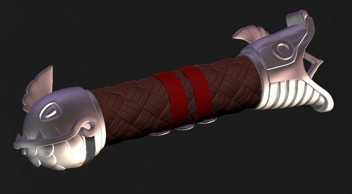 How to Train Your Dragon - Inferno Dragon Blade 3D model 3D printable ...