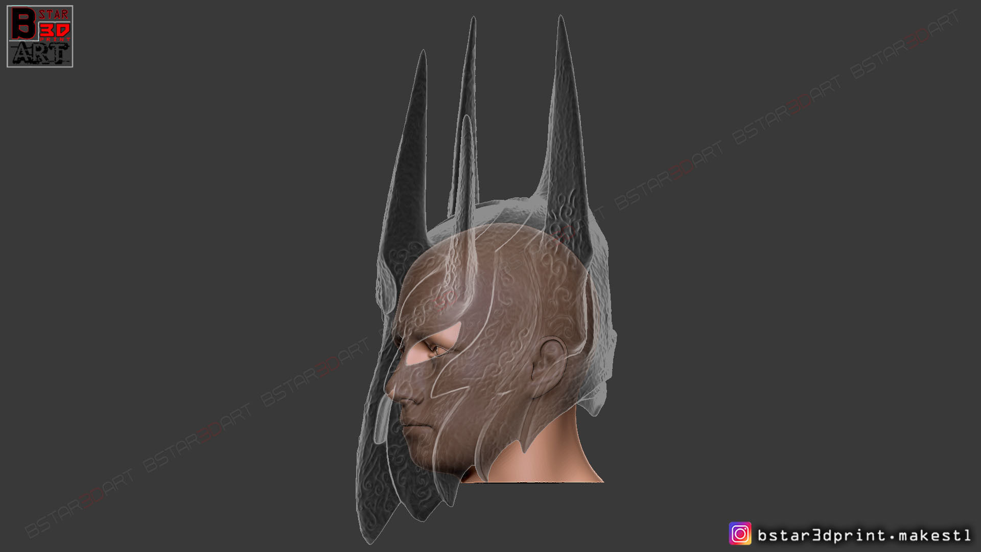 Sauron Helmet - Lord Of The Rings 3D model 3D printable | CGTrader