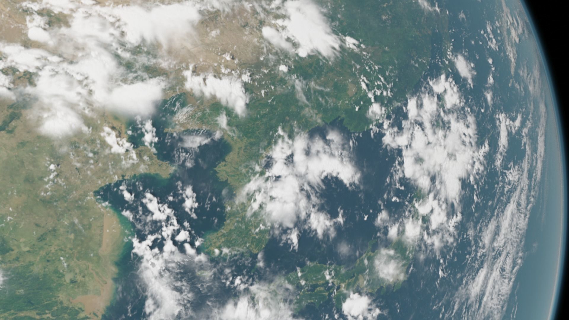 HDRI Earth orbit environment texture 3D model | CGTrader