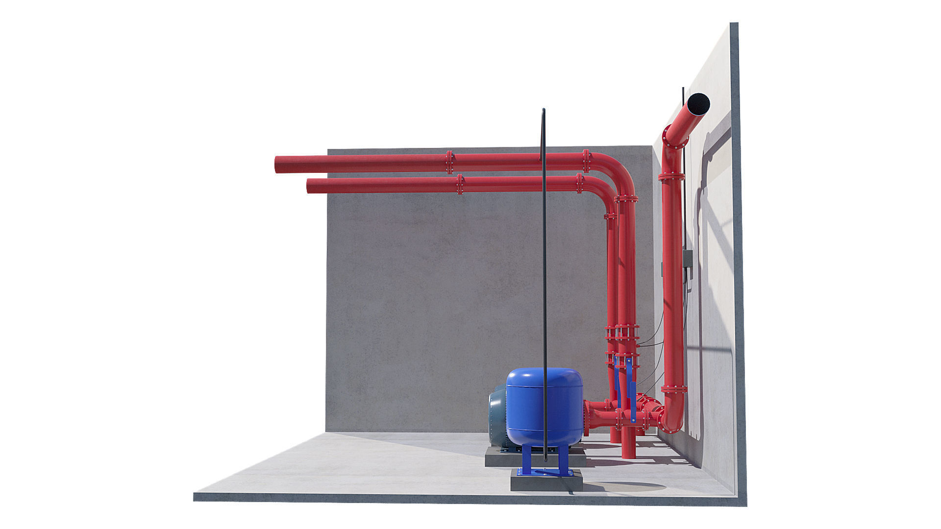 Compressor Equipment 3D model | CGTrader