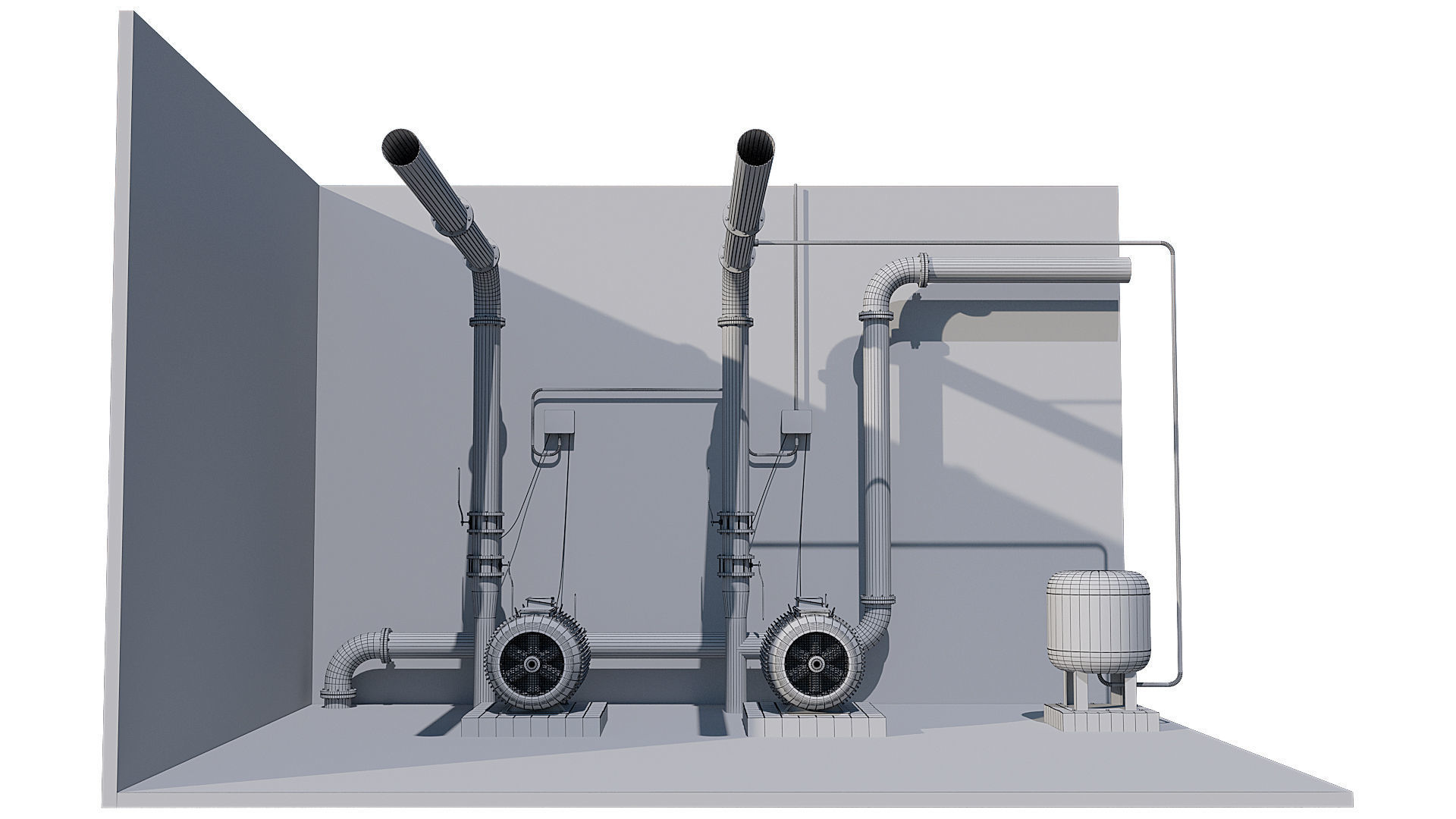 Compressor Equipment 3D model | CGTrader
