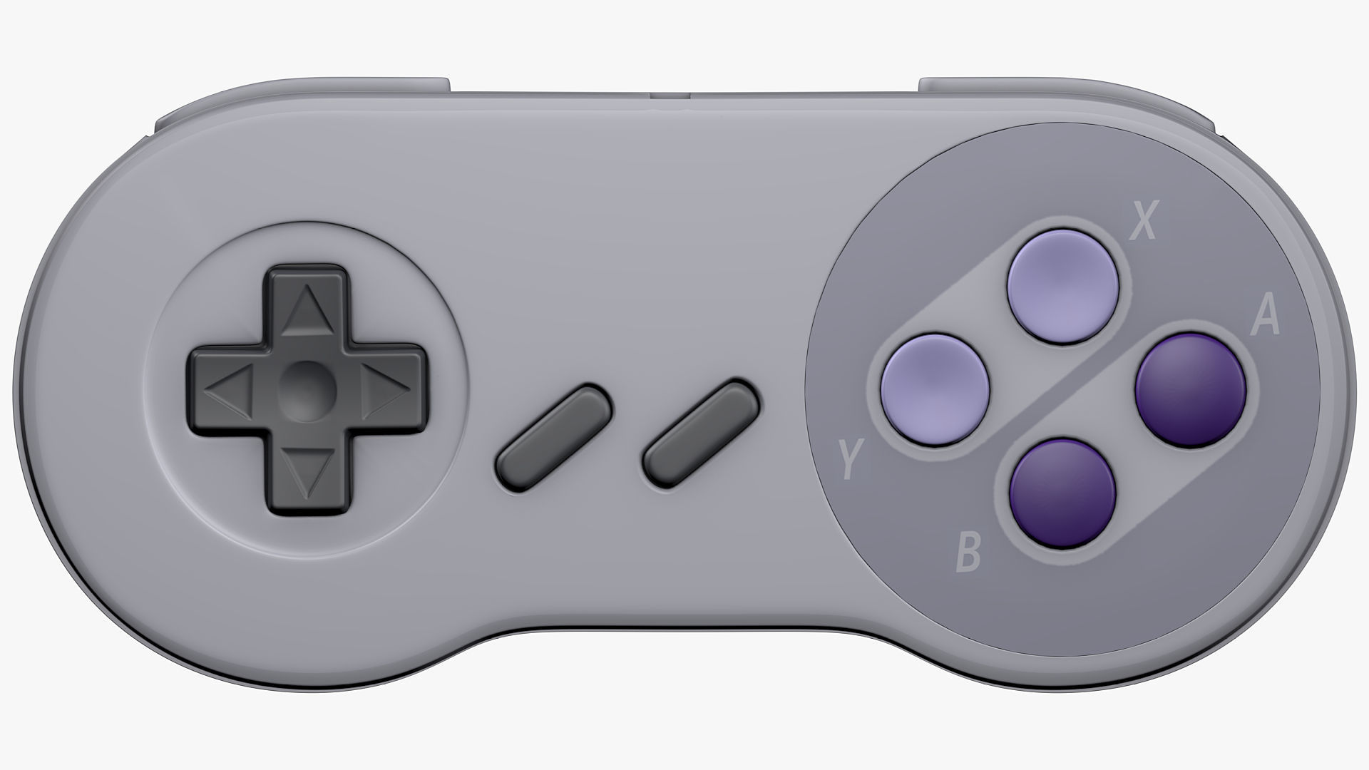 Super Nintendo Controller Without Logo 3D model | CGTrader