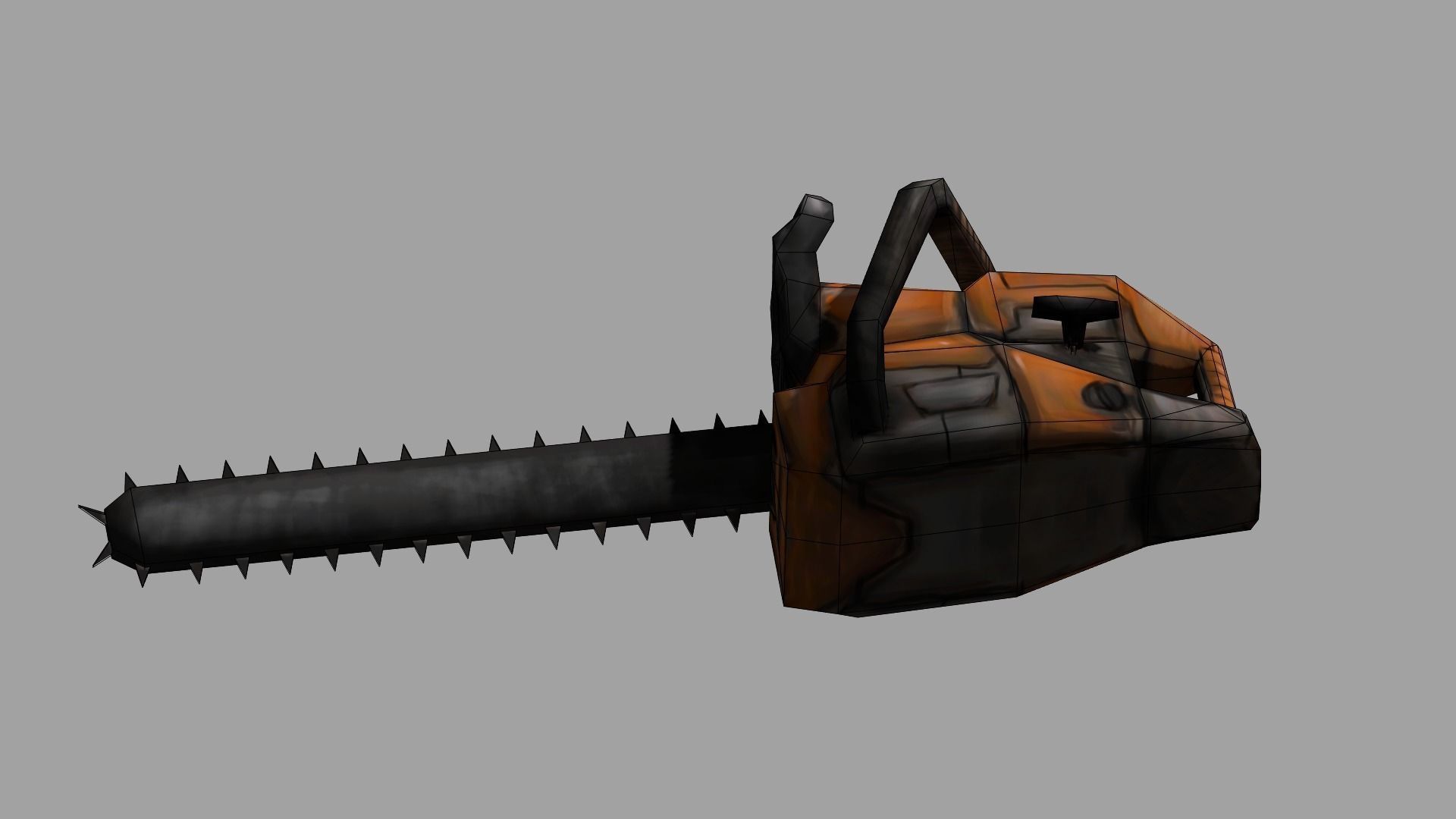 3D model Chainsaw Low Poly VR / AR / low-poly | CGTrader