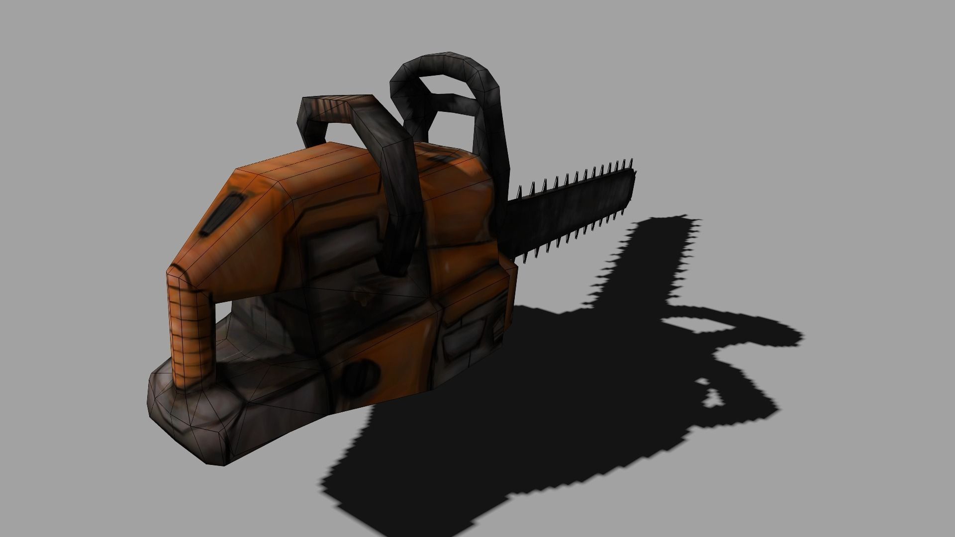 3D model Chainsaw Low Poly VR / AR / low-poly | CGTrader