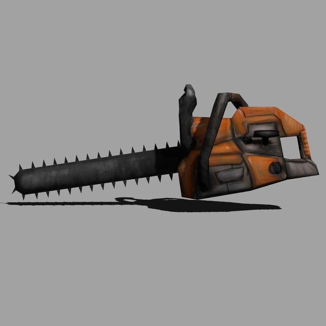 3D model Chainsaw Low Poly VR / AR / low-poly | CGTrader