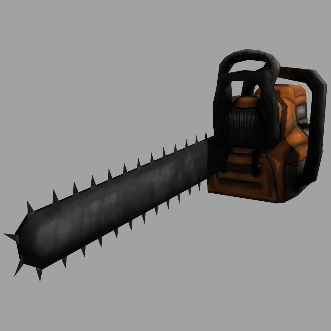 3D model Chainsaw Low Poly VR / AR / low-poly | CGTrader