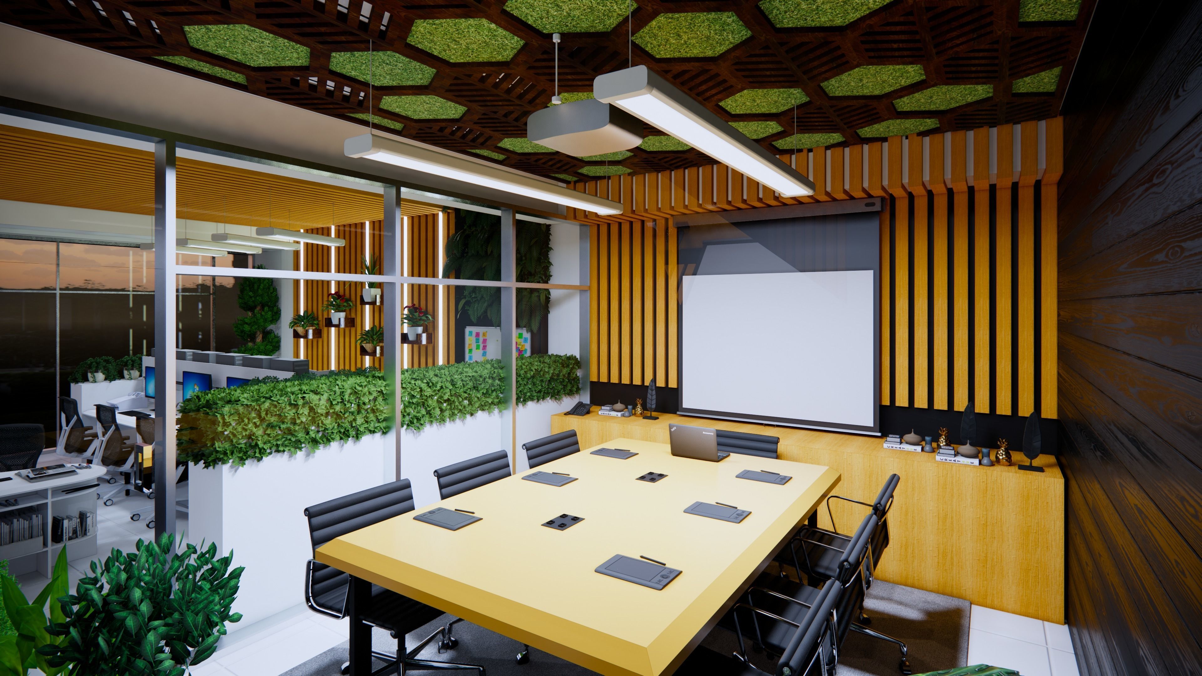 Revit Interior design office in revit 3D model | CGTrader