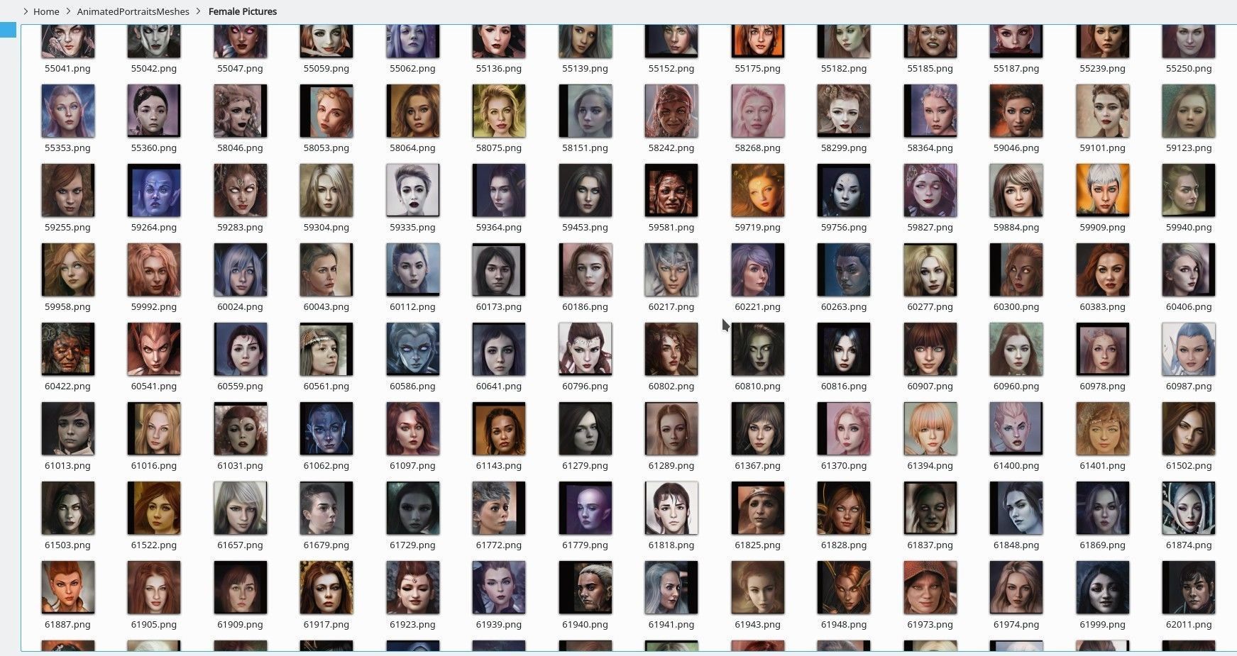 3D faces with 2D portraits x1000 free 3D model | CGTrader