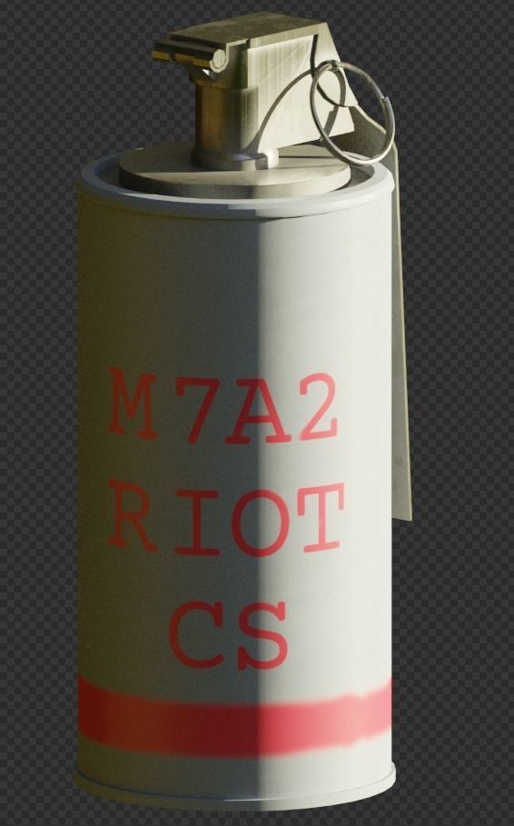 3D model CS Gas Grenade VR / AR / low-poly | CGTrader
