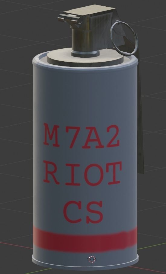 3D model CS Gas Grenade VR / AR / low-poly | CGTrader