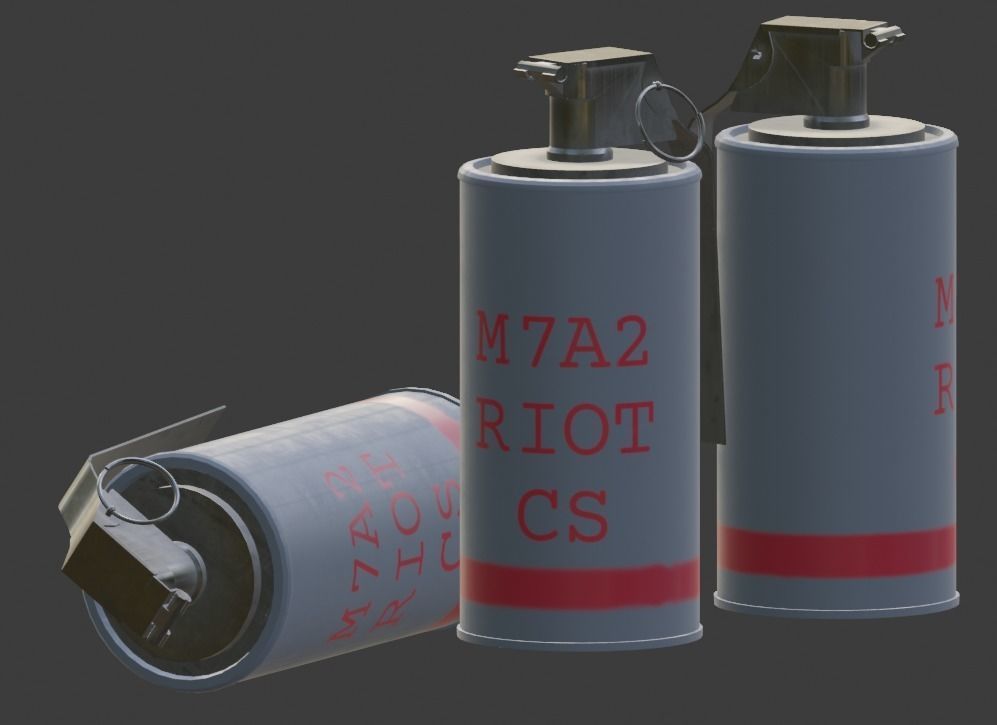 3D model CS Gas Grenade VR / AR / low-poly | CGTrader