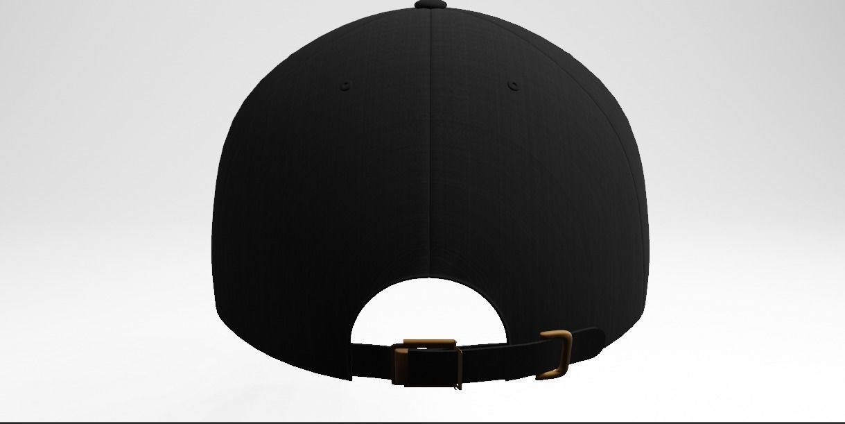 3D model Black Cap VR / AR / low-poly | CGTrader