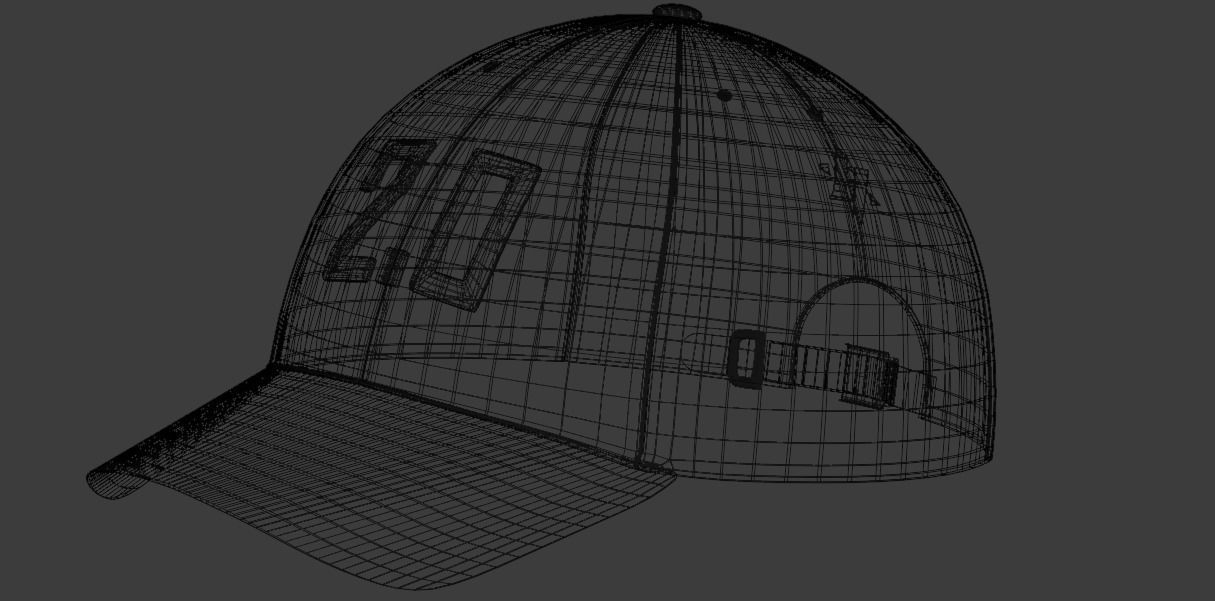 3D model Black Cap VR / AR / low-poly | CGTrader