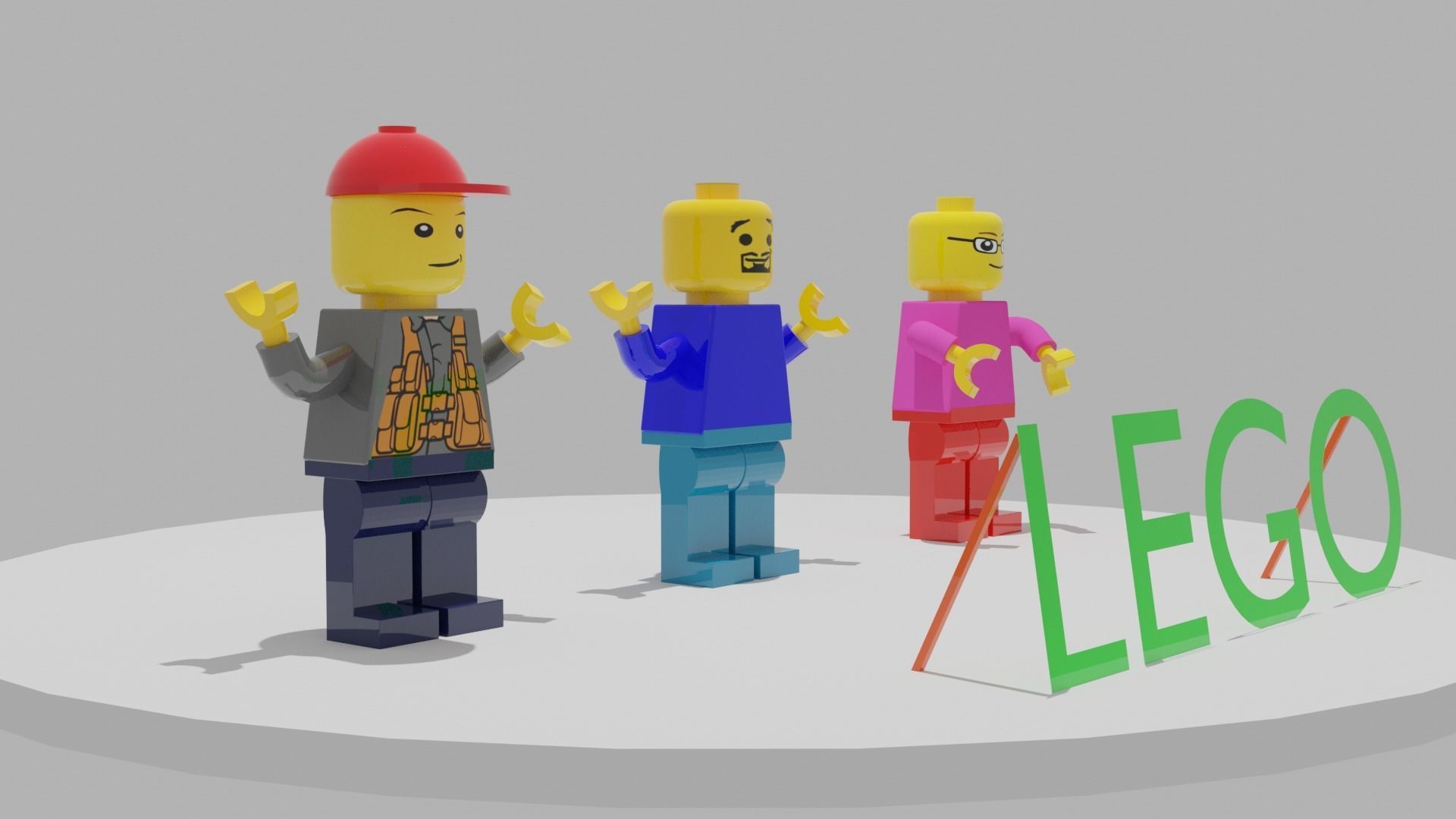 3D model LEGO Characters VR / AR / low-poly | CGTrader