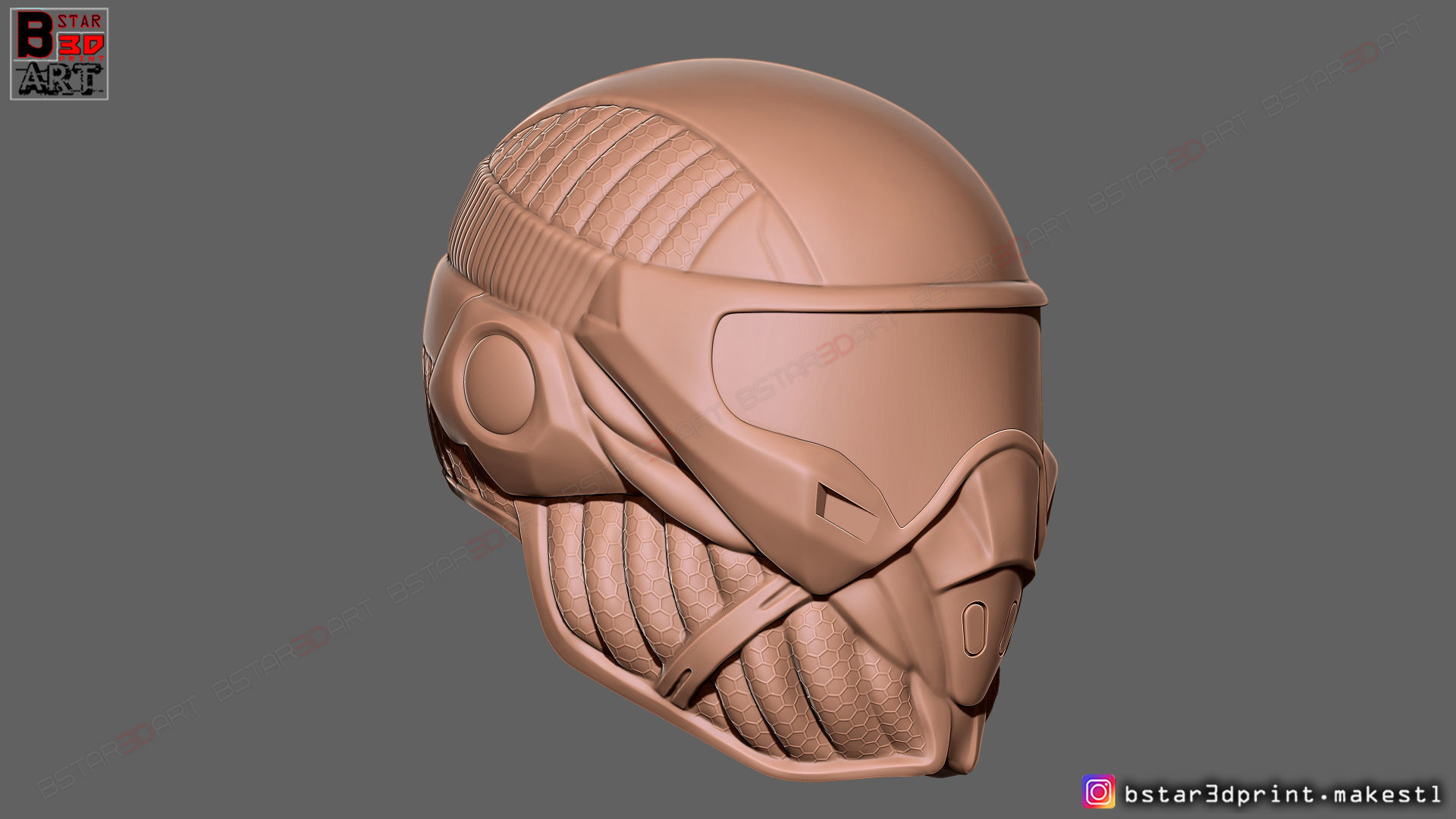 CRYSIS Helmet 3D model 3D printable | CGTrader
