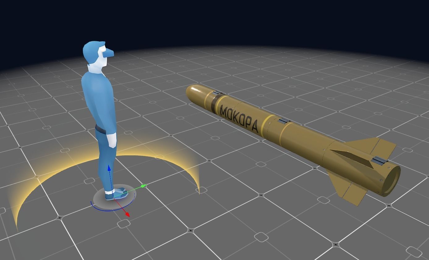 3D model Mokopa Anti Tank Missile VR / AR / low-poly | CGTrader