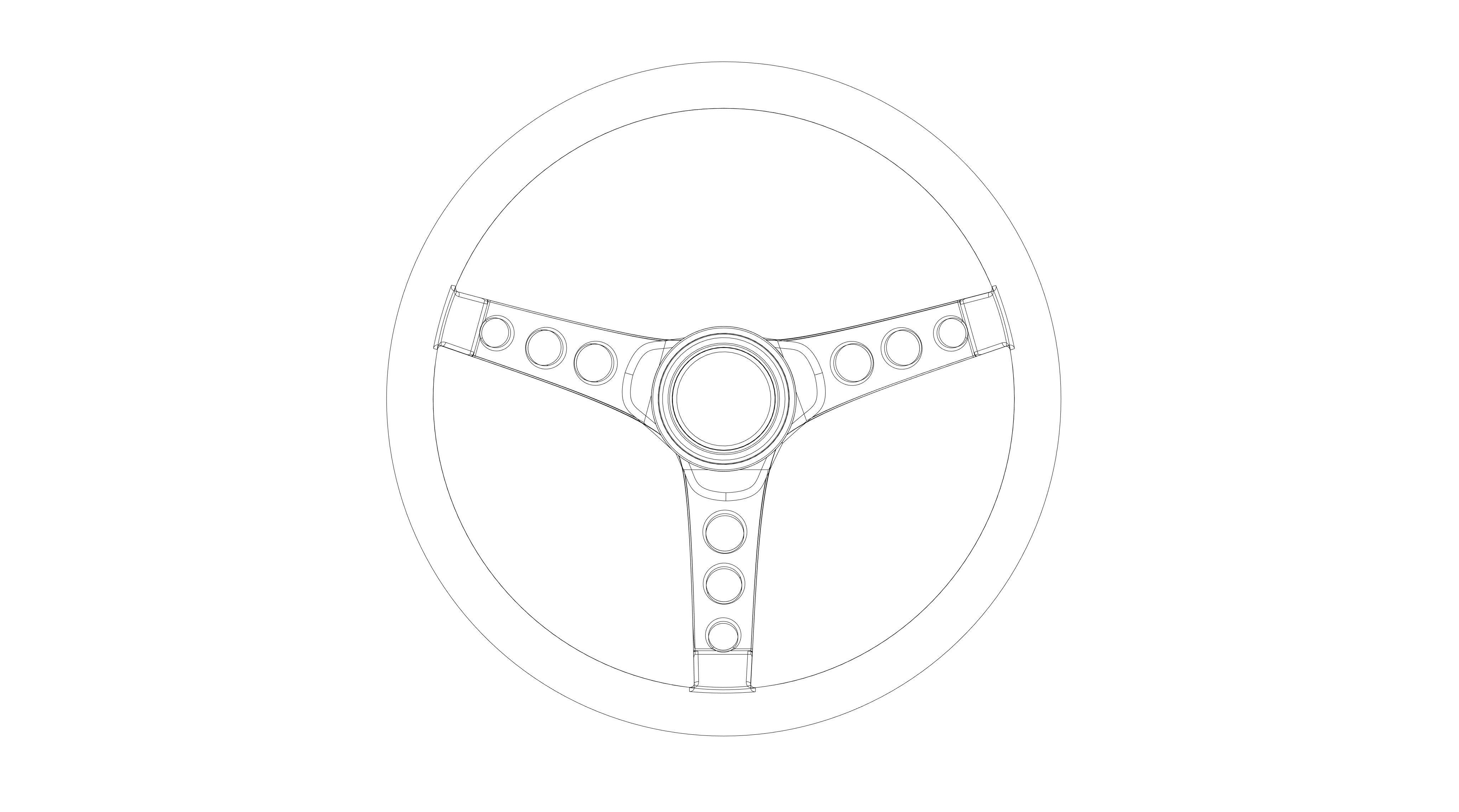 3d printable set of 3 classic steering wheels 3D model 3D printable ...