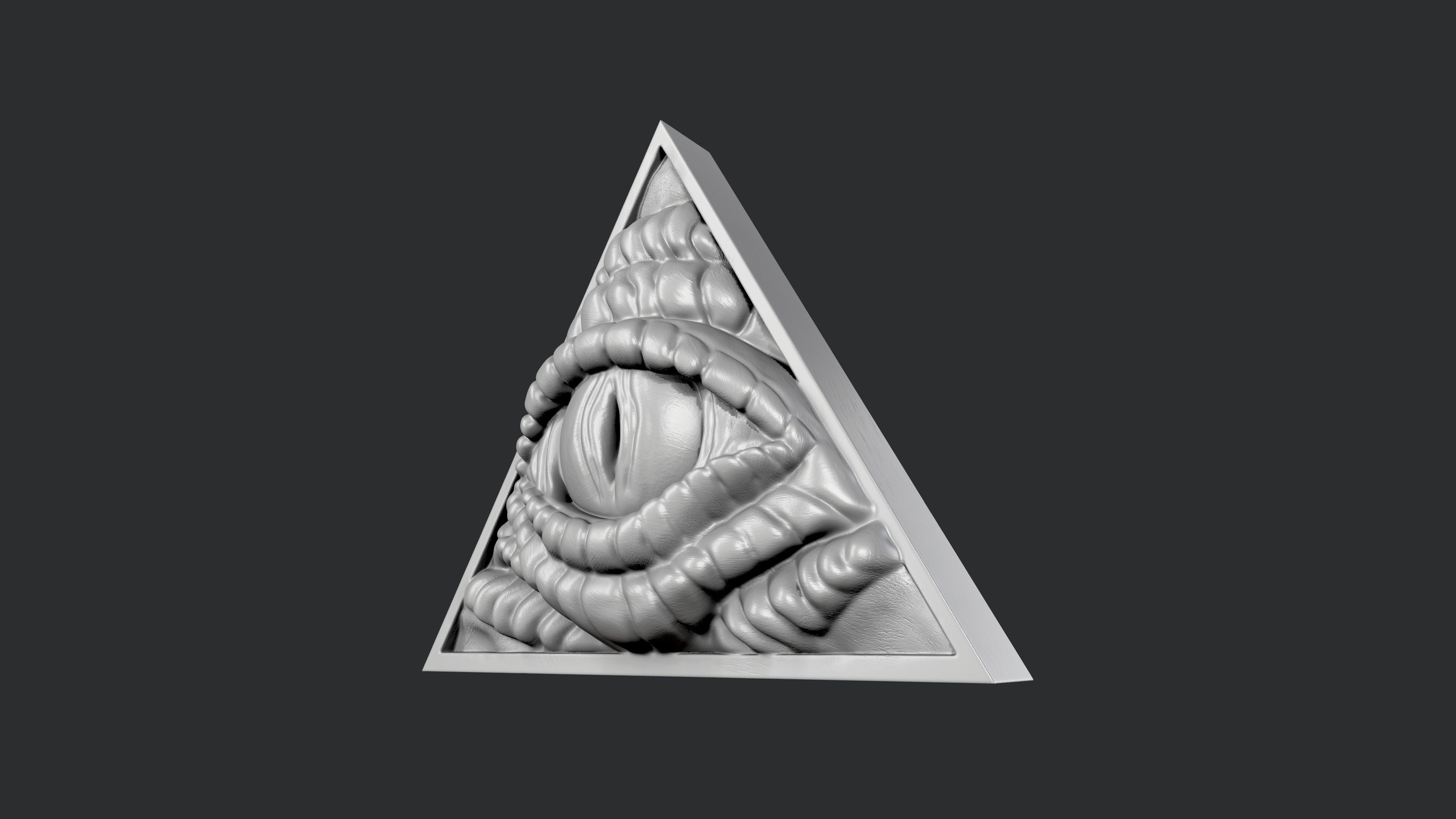STL models for 3D printing and CNC All-seeing eye 3D model 3D printable ...