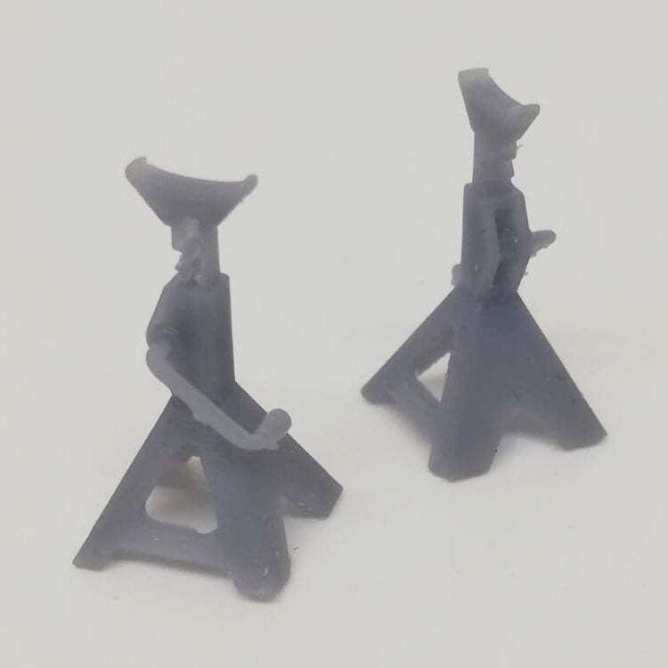 3d printable axle stand for scale model building 3D model 3D printable ...