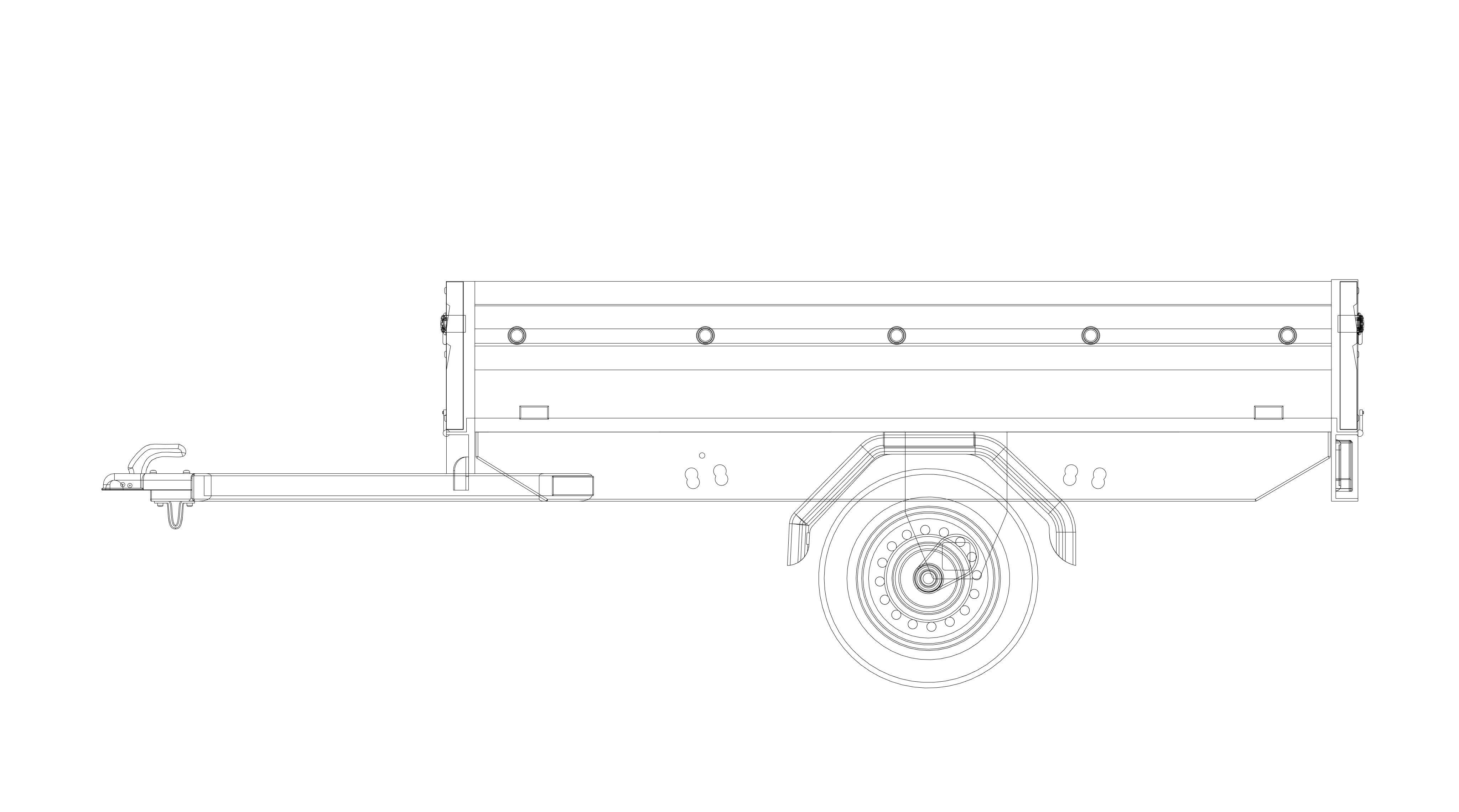 3d printable trailer for scale model cars - Hi poly 3D model 3D ...