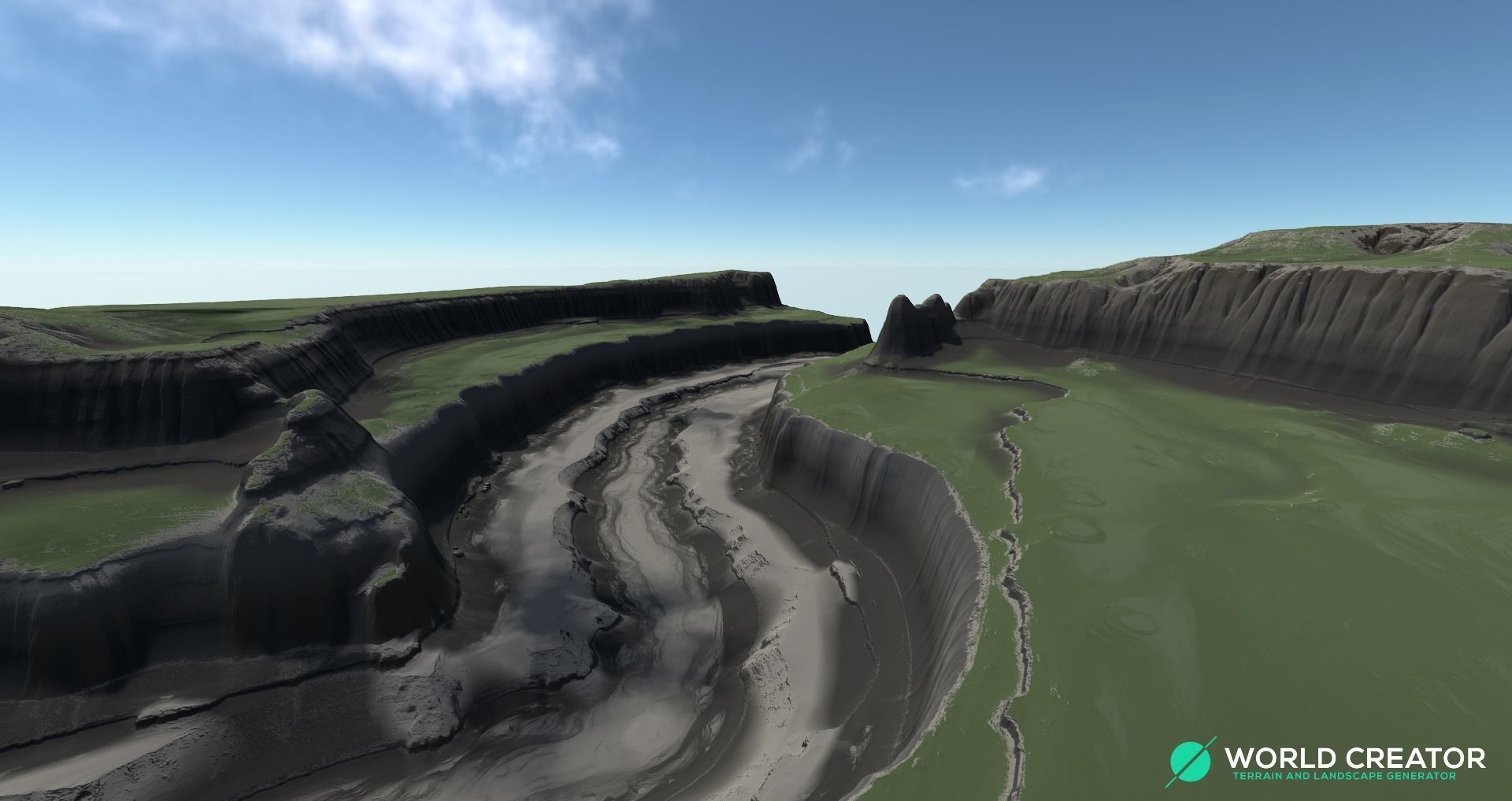 Plateau River 03 3D model | CGTrader