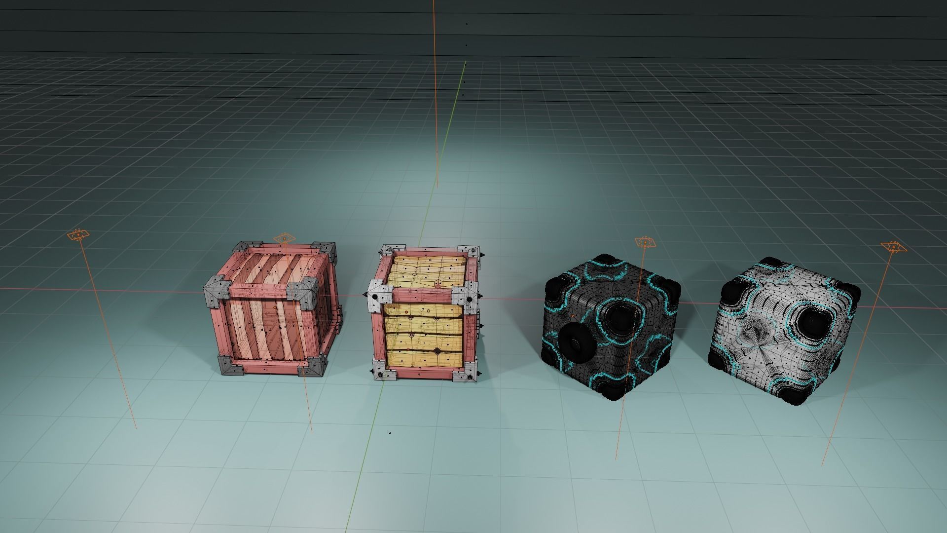 3D model Low poly box pack for games VR / AR / low-poly | CGTrader