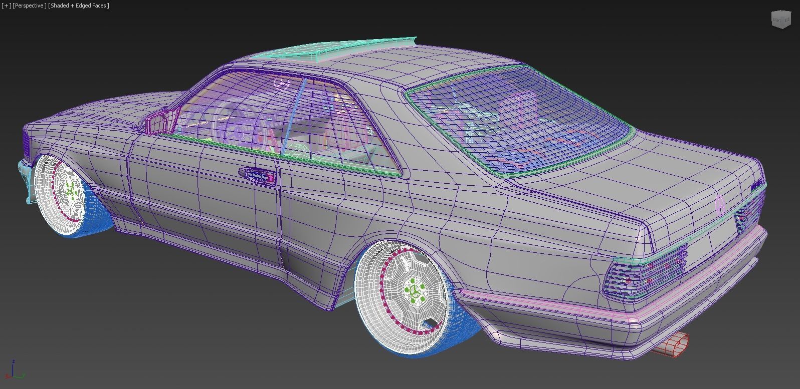 MERCEDES SEC ULTRA WIDE STANCE 3D model | CGTrader