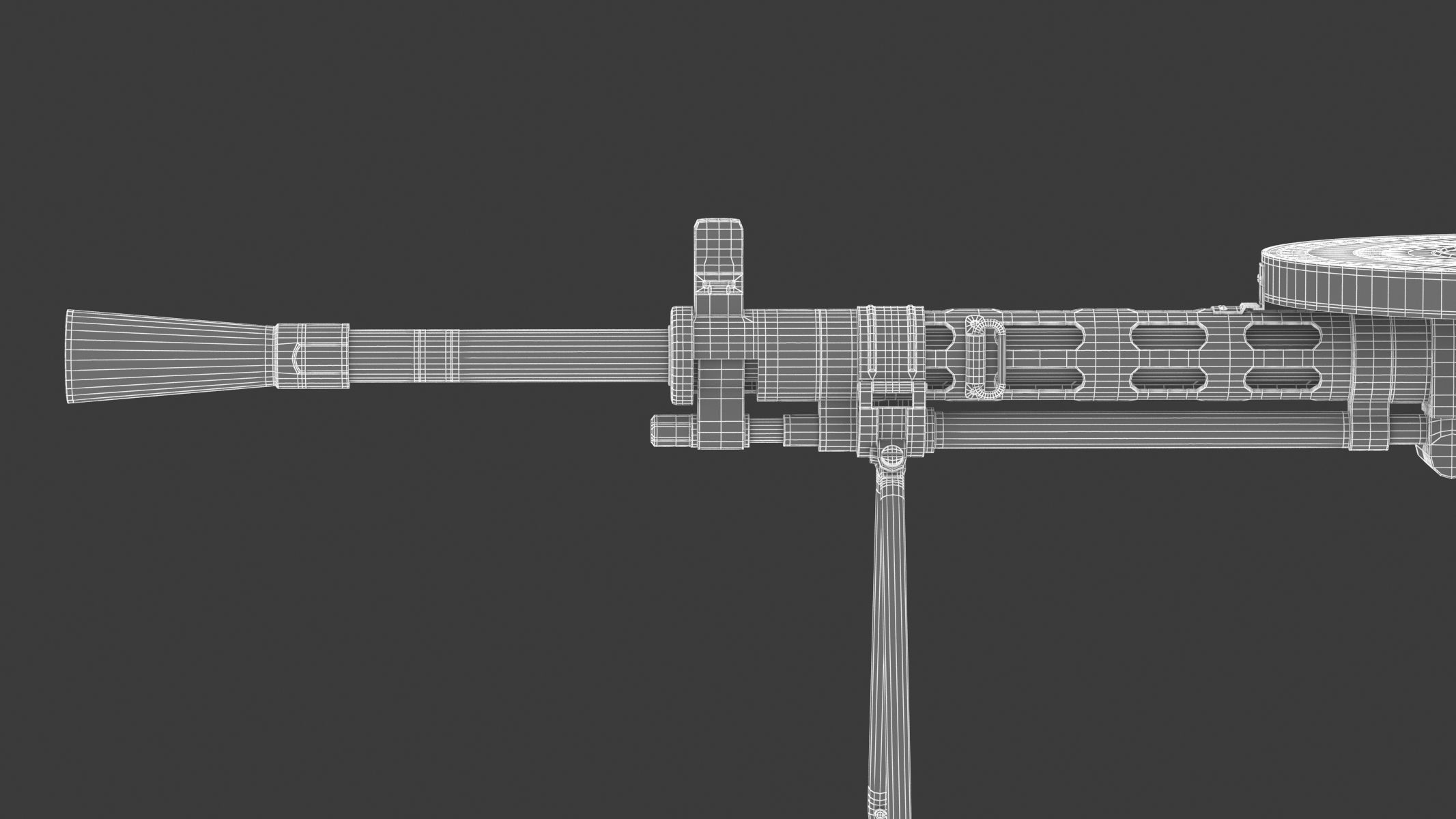 Degtyaryov machine gun 3D model | CGTrader